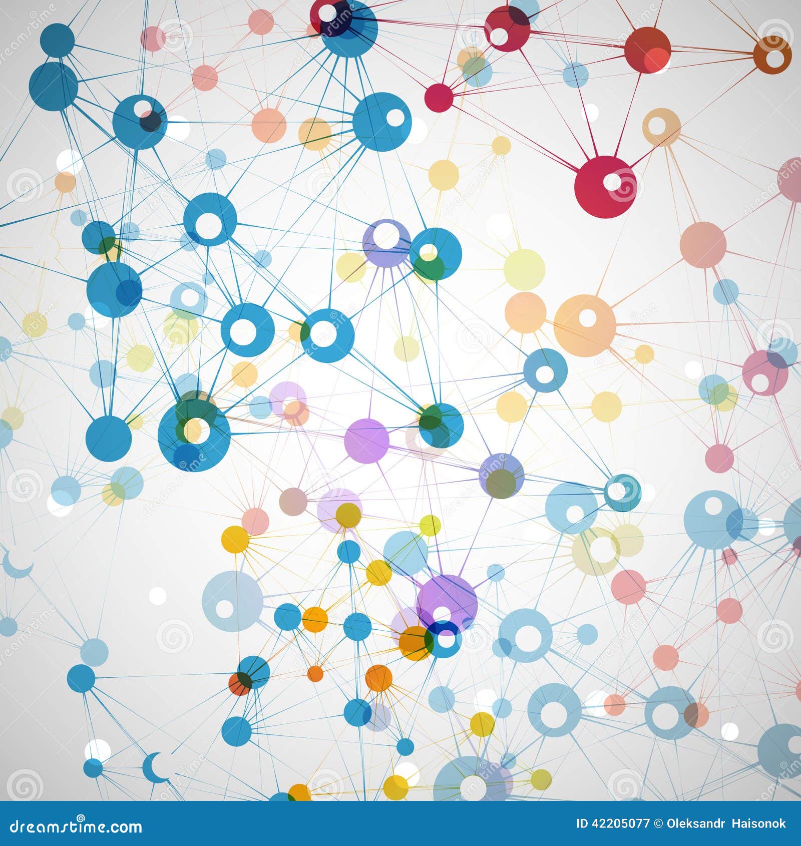 Vector Network Connection and DNA Eps 10 Stock Vector - Illustration of ...