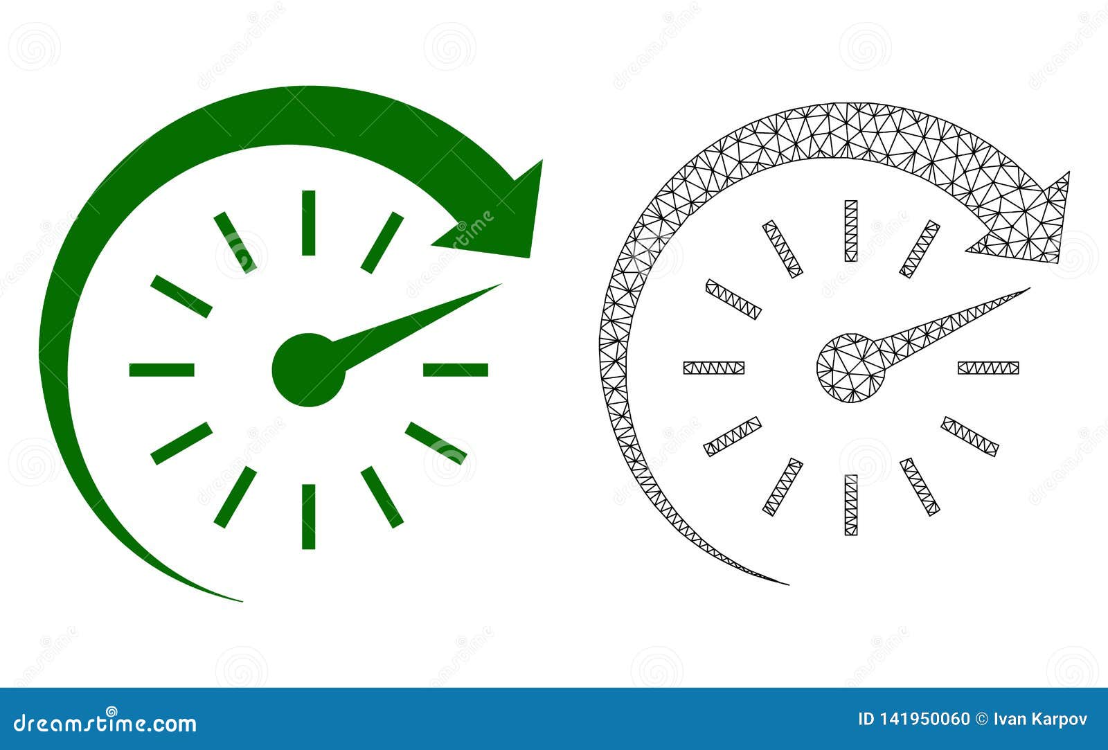 Time Forward. Fast Decision. 3D Clock Icon, Right Arrow, Timer On A ...