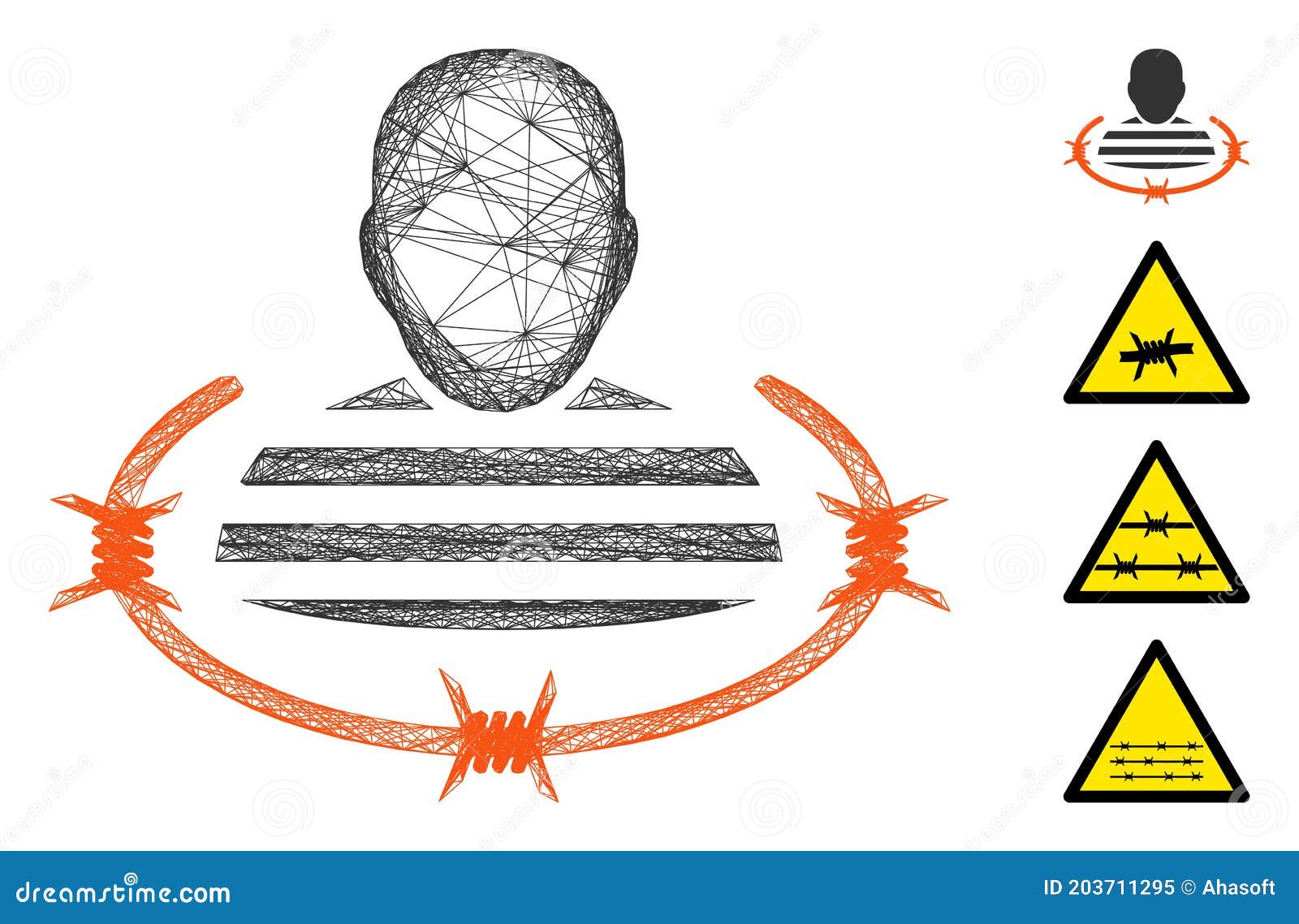 Linear Prison Icon From Buildings Outline Collection. Thin Line Prison ...
