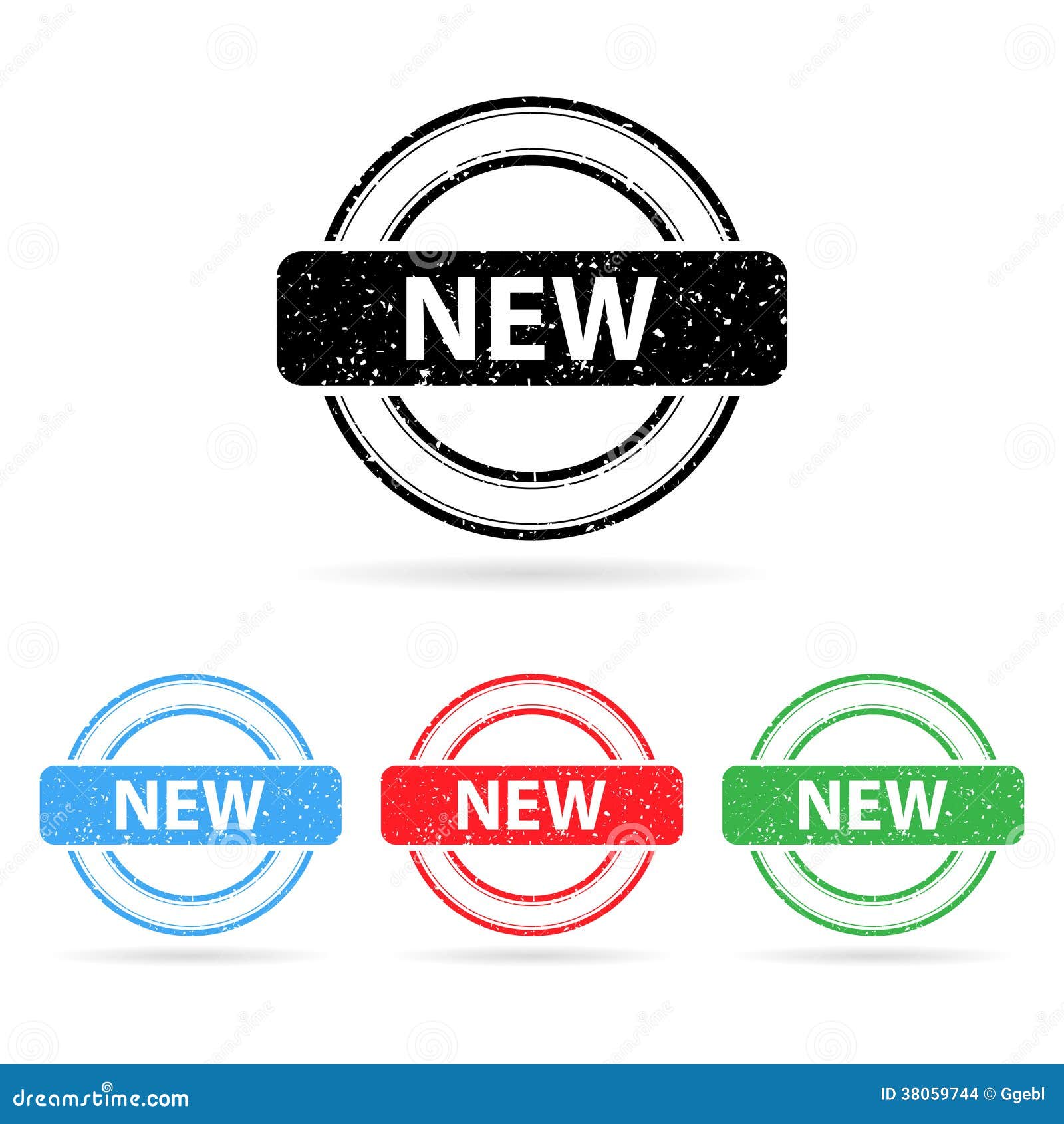 Vector new stamp stock vector. Illustration of mark, dirt - 38059744
