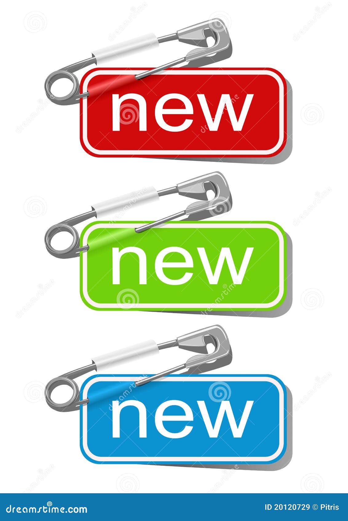 Vector new stickers stock vector. Illustration of paper - 20120729