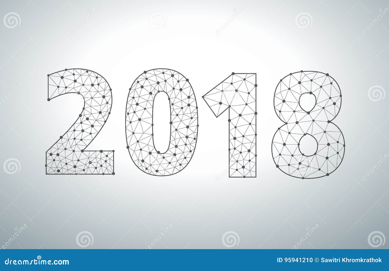 Vector 2018 New Year with Mesh Stylish Alphabet Stock Vector ... Vector 2018 New Year with Mesh Stylish Alphabet Stock Vector ...