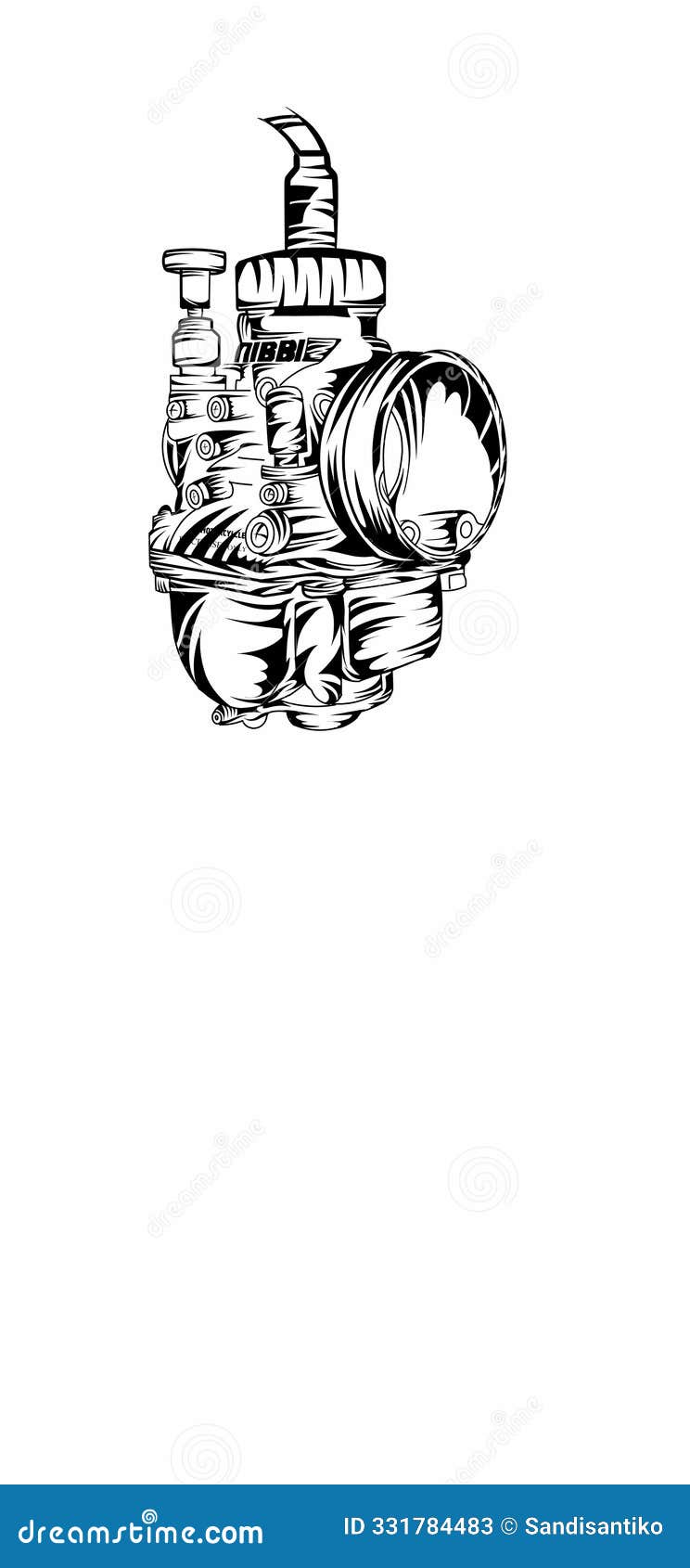 This is a of Motorcycle Carburetor. an Illustrator Work that I Created ...