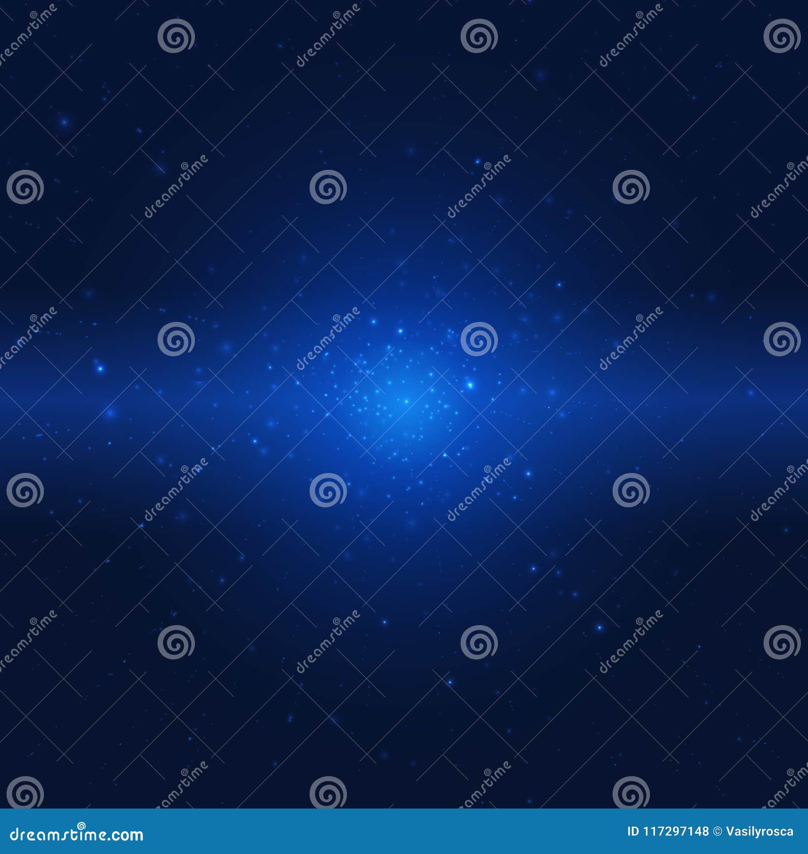 Vector Night Sky Cosmos Background. Space Galaxy or Universe Sars ...