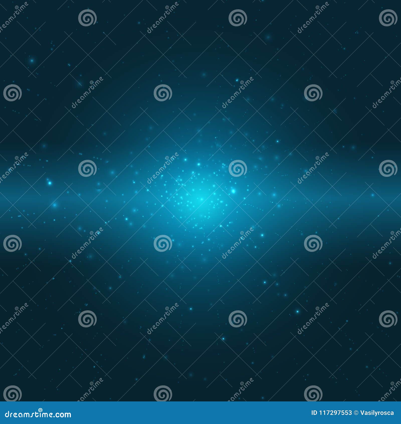 Vector Night Sky Cosmos Background. Space Galaxy or Universe Sars ...