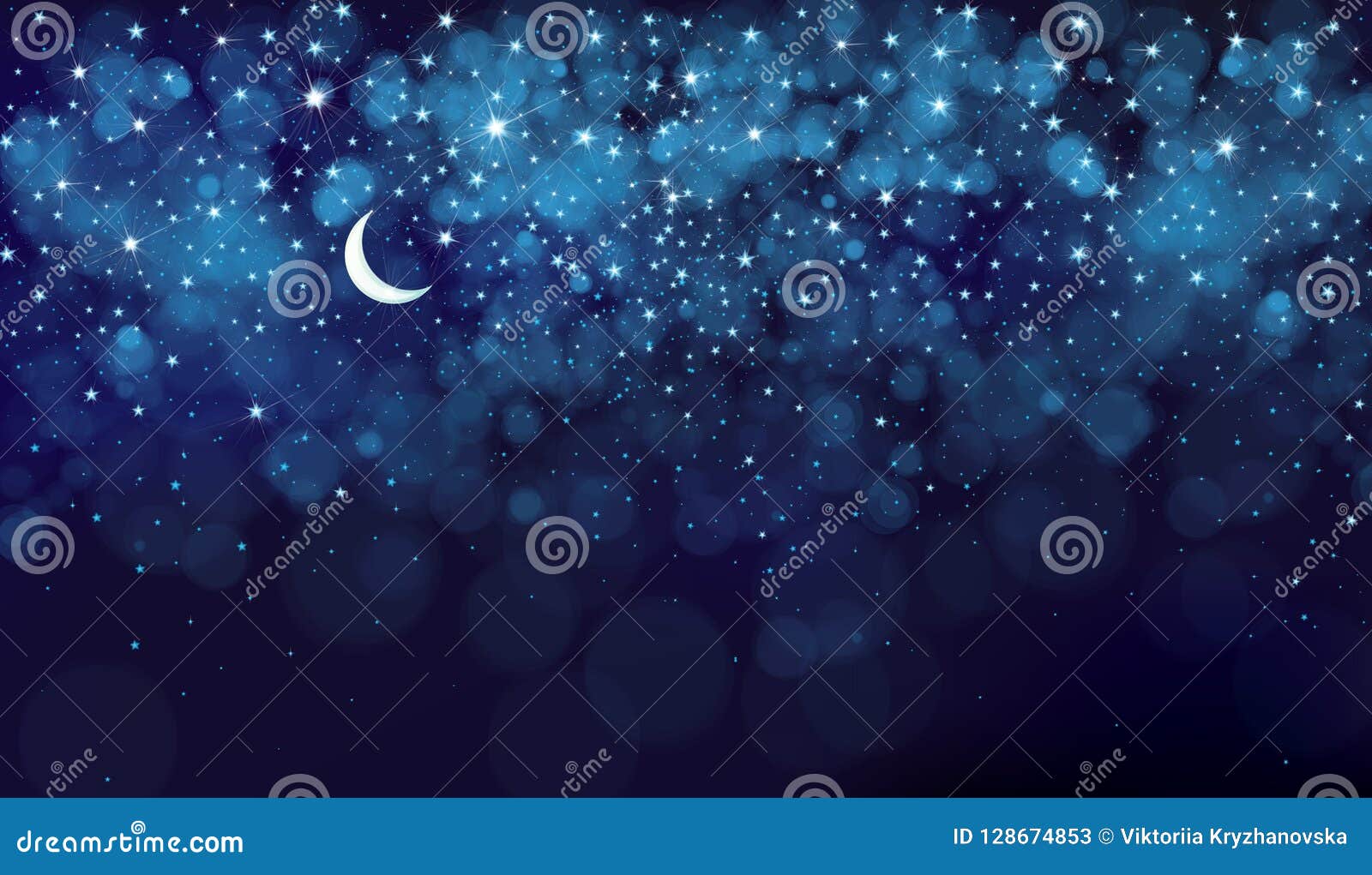 Vector night starry sky. stock vector. Illustration of astronomical ...