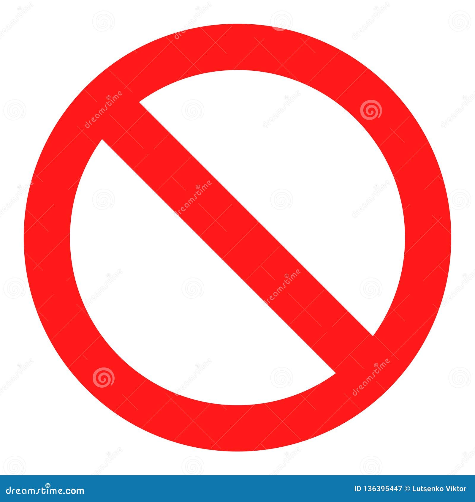 Real Vector No Sign Icon. Red Warning Isolated Stock Illustration ... Real Vector No Sign Icon. Red Warning Isolated Stock Illustration ...