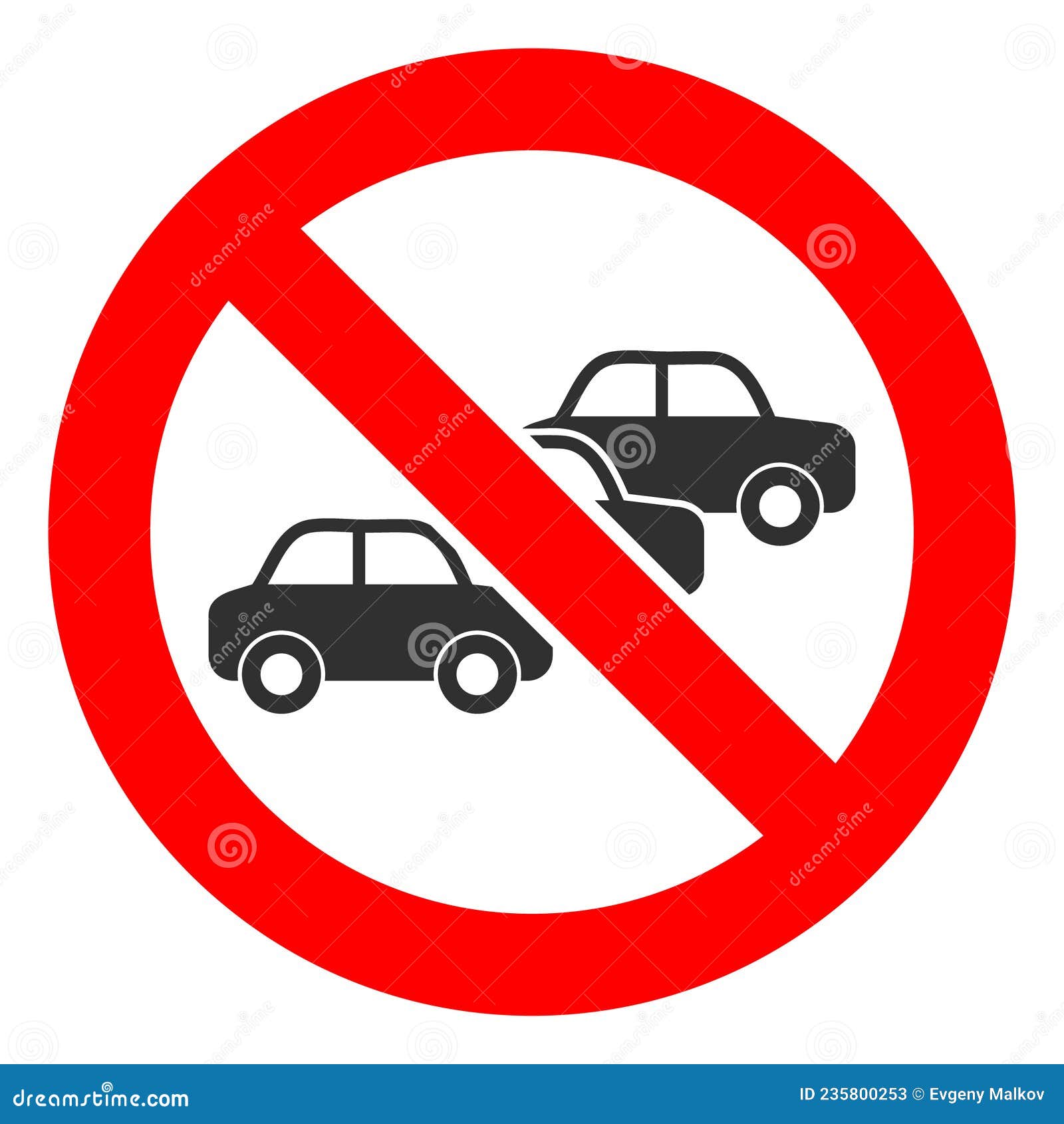 Vector No Traffic Jam Icon Illustration Stock Vector - Illustration of ...