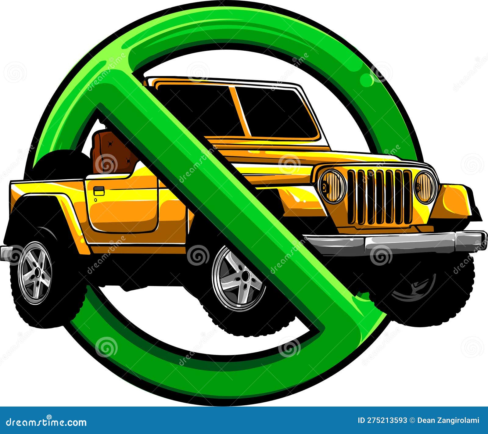 Vector No Vehicles Allowed Sign, Crossed Out Silhouette of a Car Stock ...