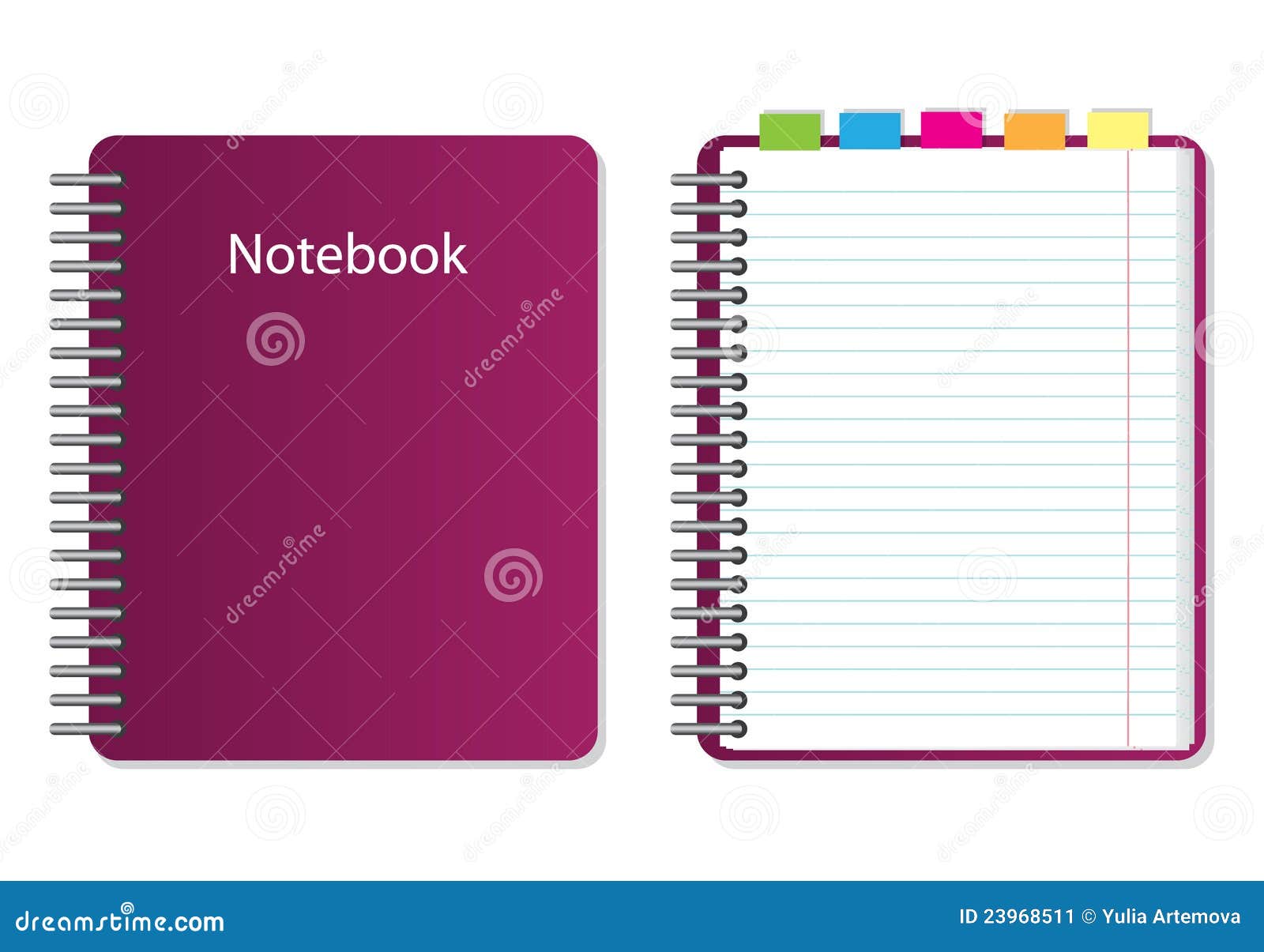 Vector Notebook Stock Image - Image: 23968511