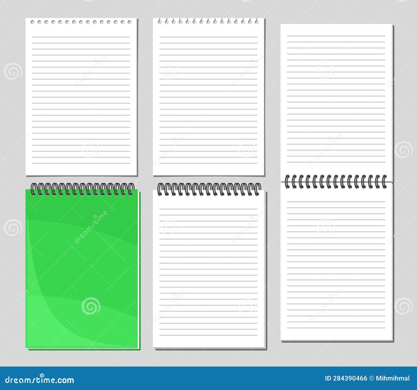 Vector Notepad Set | CartoonDealer.com #284390466