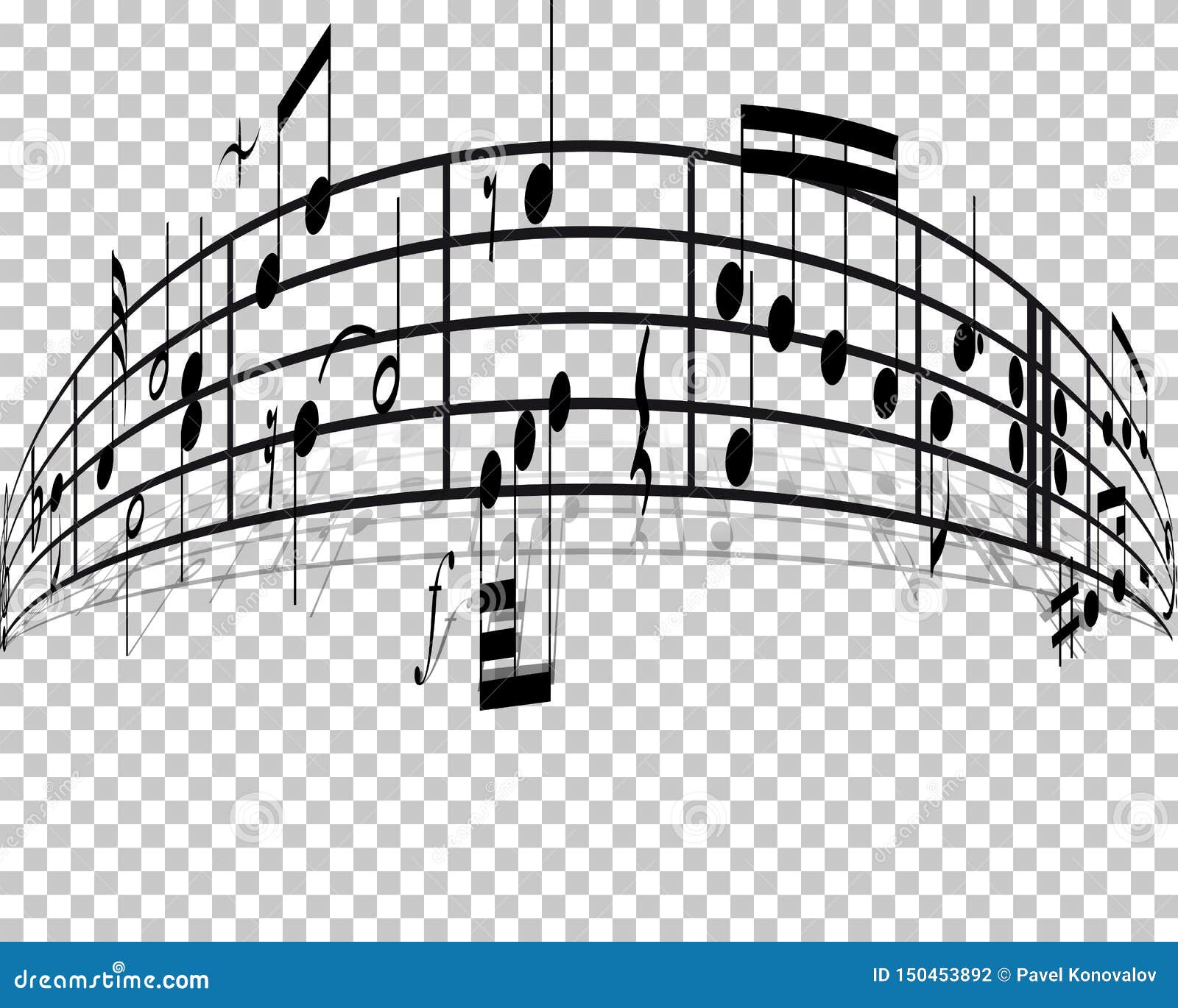 Vector Notes Design stock vector. Illustration of harmony - 150453892