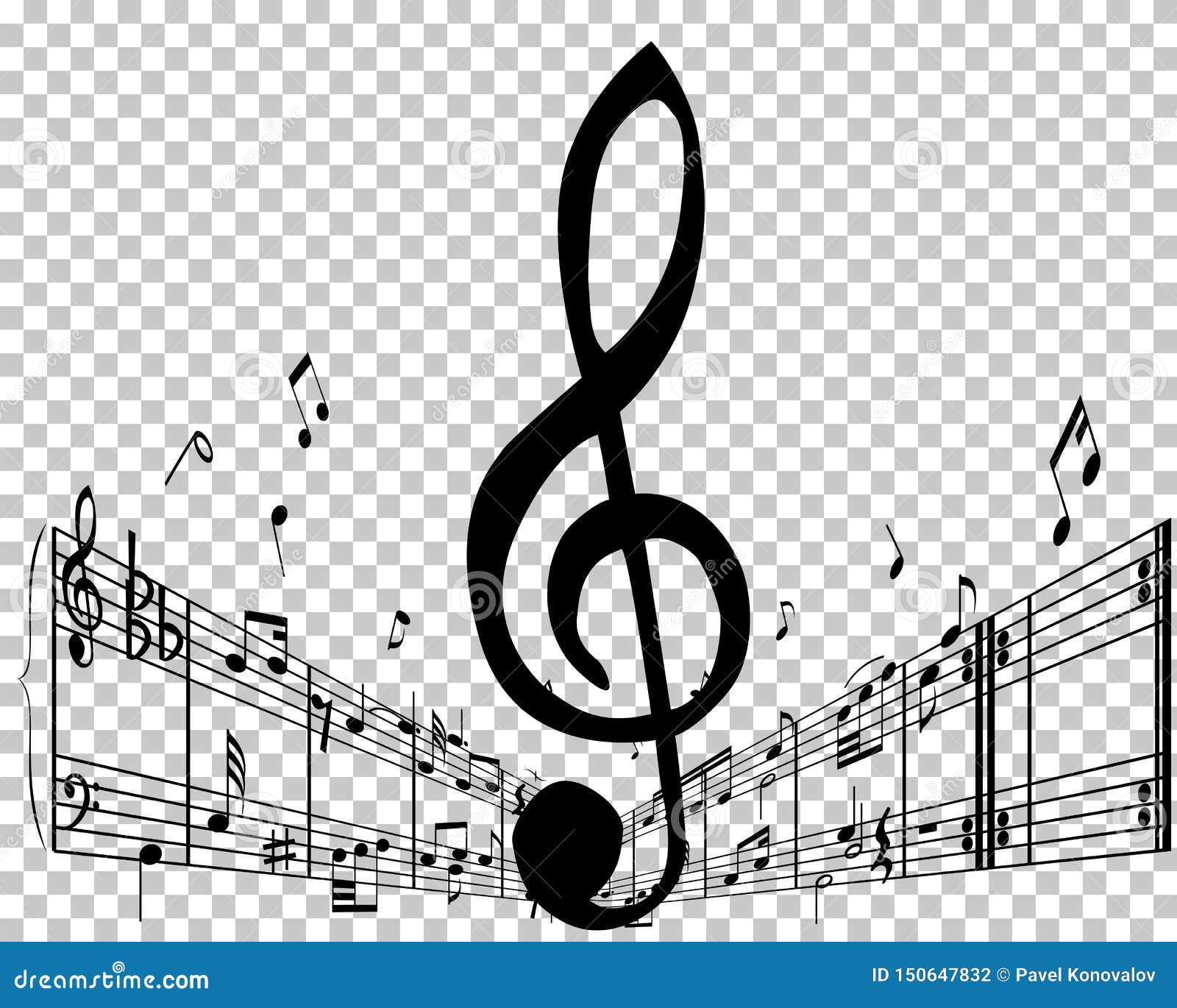 Vector Notes Design stock vector. Illustration of harmony - 150647832