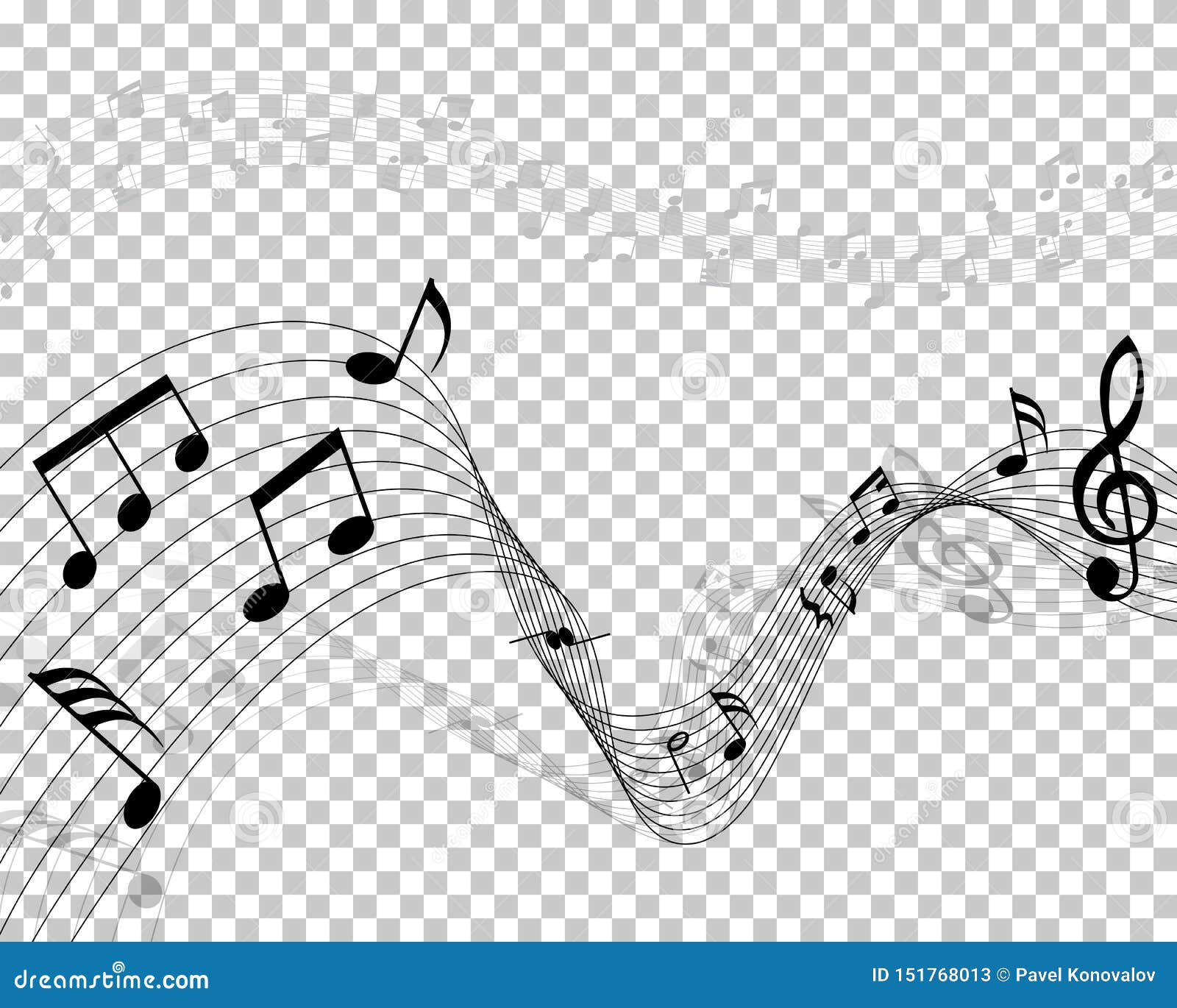 Vector Notes Design stock vector. Illustration of curve - 151768013