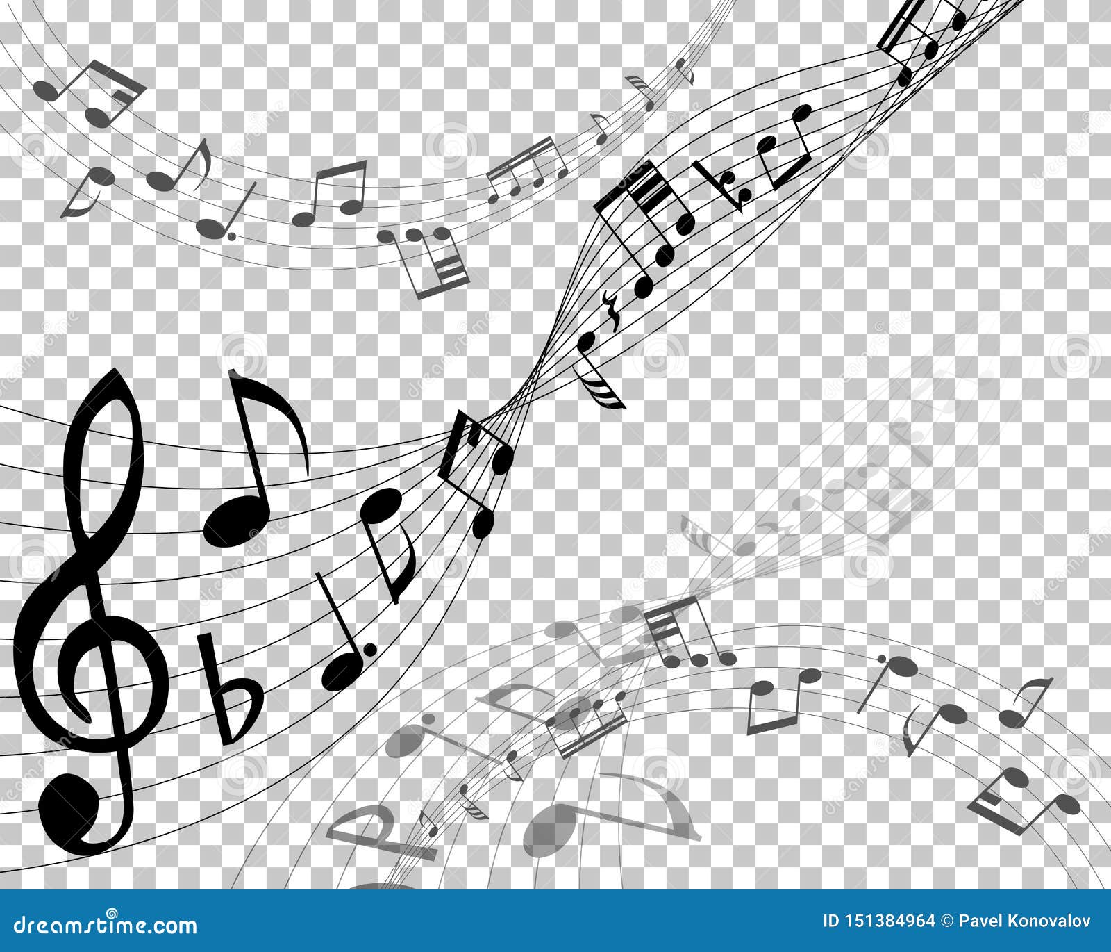 Vector Notes Design stock vector. Illustration of classical - 151384964