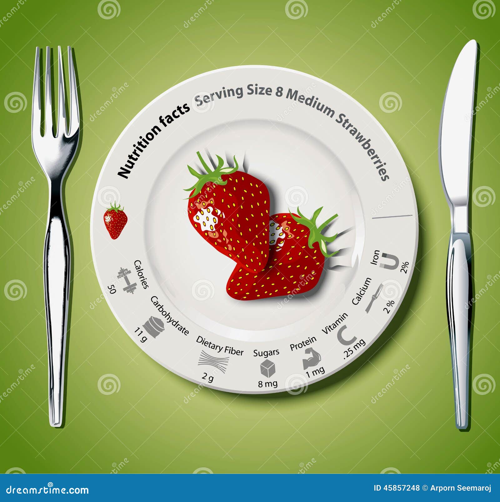 Vector of Nutrition Facts Strawberries Stock Vector - Illustration of ... Vector of Nutrition Facts Strawberries Stock Vector - Illustration of ...