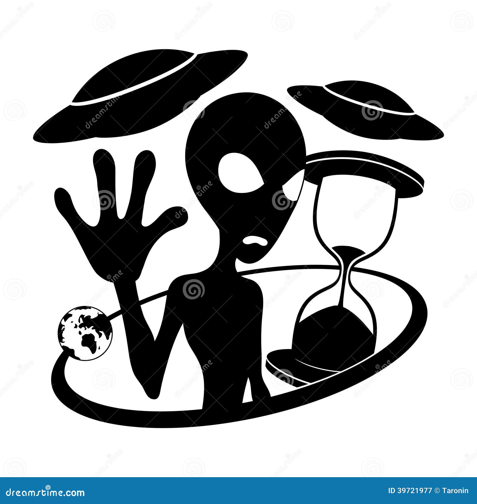 Vector O Sinal Extraterrestre Ilustração do Vetor - Ilustração de ...