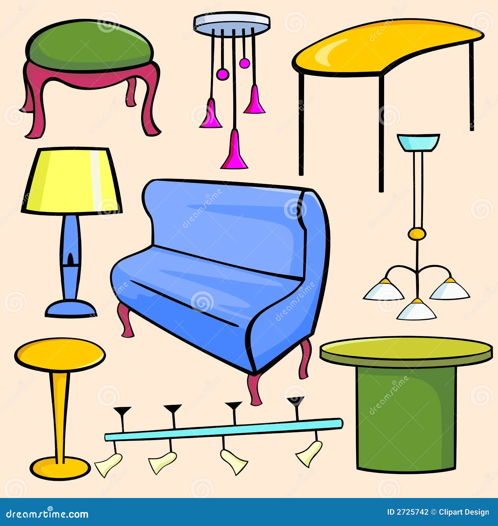 Vector object series stock vector. Illustration of interior - 2725742