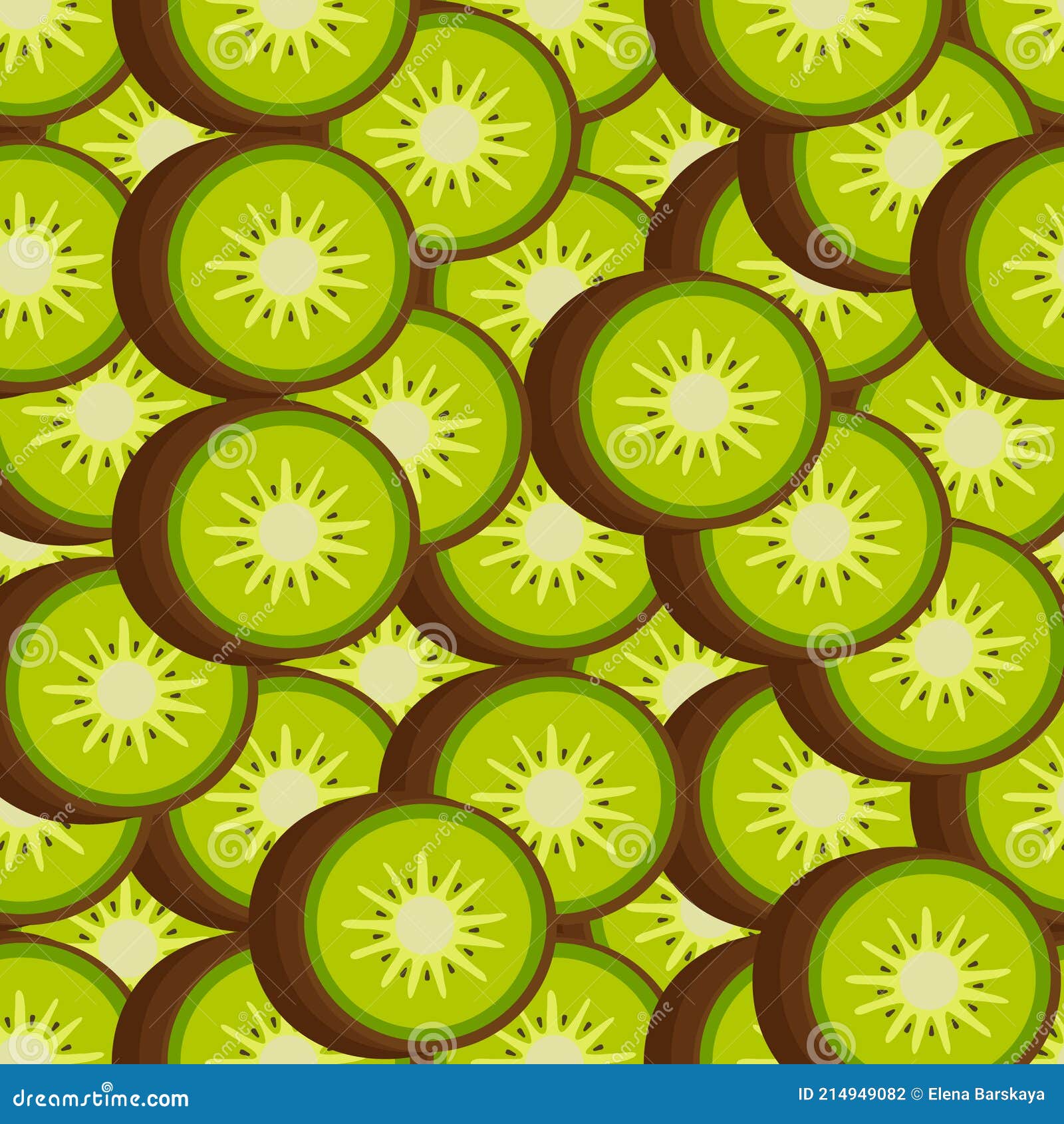 Seamless Kiwi Pattern for Applying Background and Other Type of Design ...
