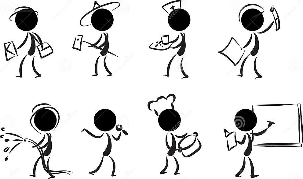 Vector occupation symbol stock illustration. Illustration of occupation ...