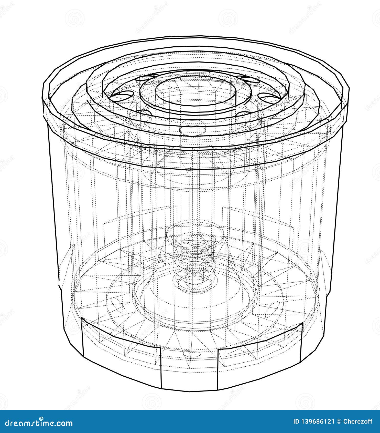 Vector oil filter concept stock vector. Illustration of drawn - 139686121