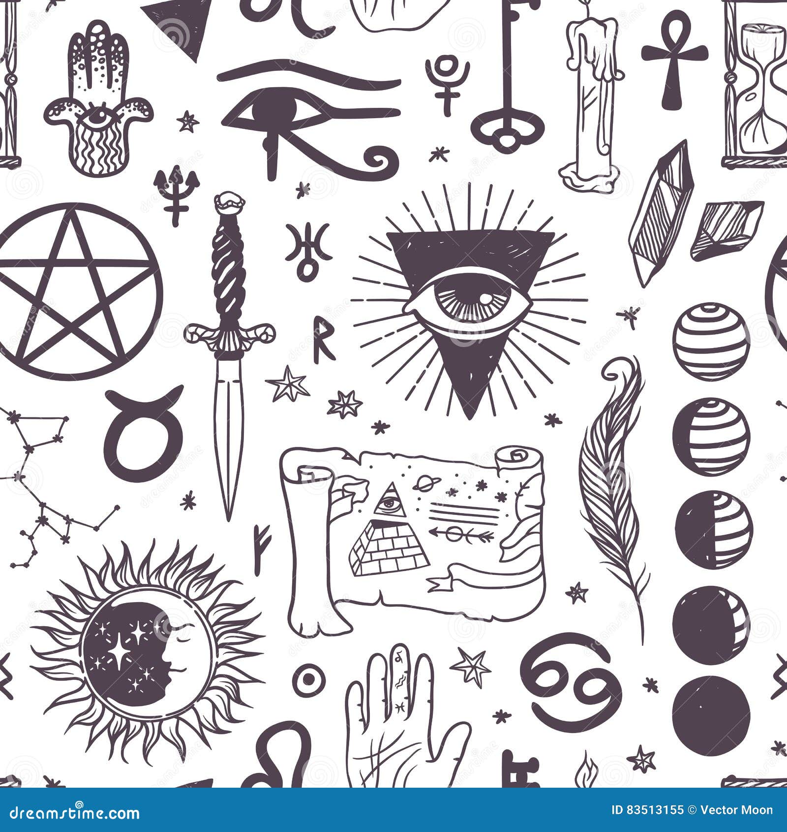 Esoteric Doodle Stock Illustrations – 6,010 Esoteric Doodle Stock ...