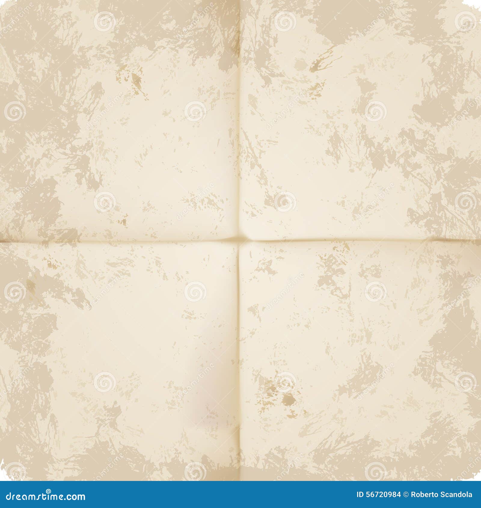 Vector Old folded paper stock vector. Illustration of antique - 56720984