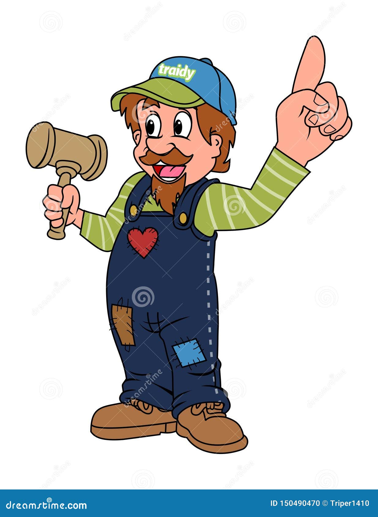 Cartoon Auctioneer Happy | CartoonDealer.com #58451611