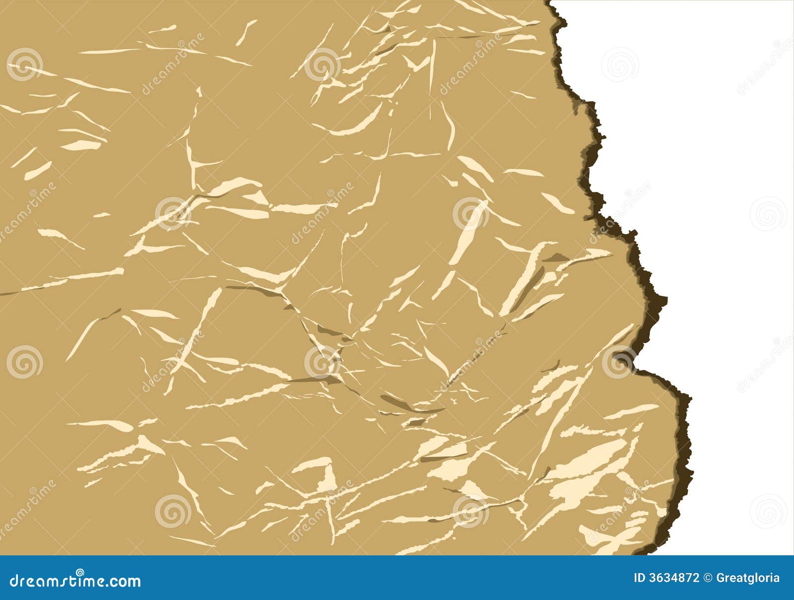 Vector old paper stock vector. Illustration of ancient - 3634872