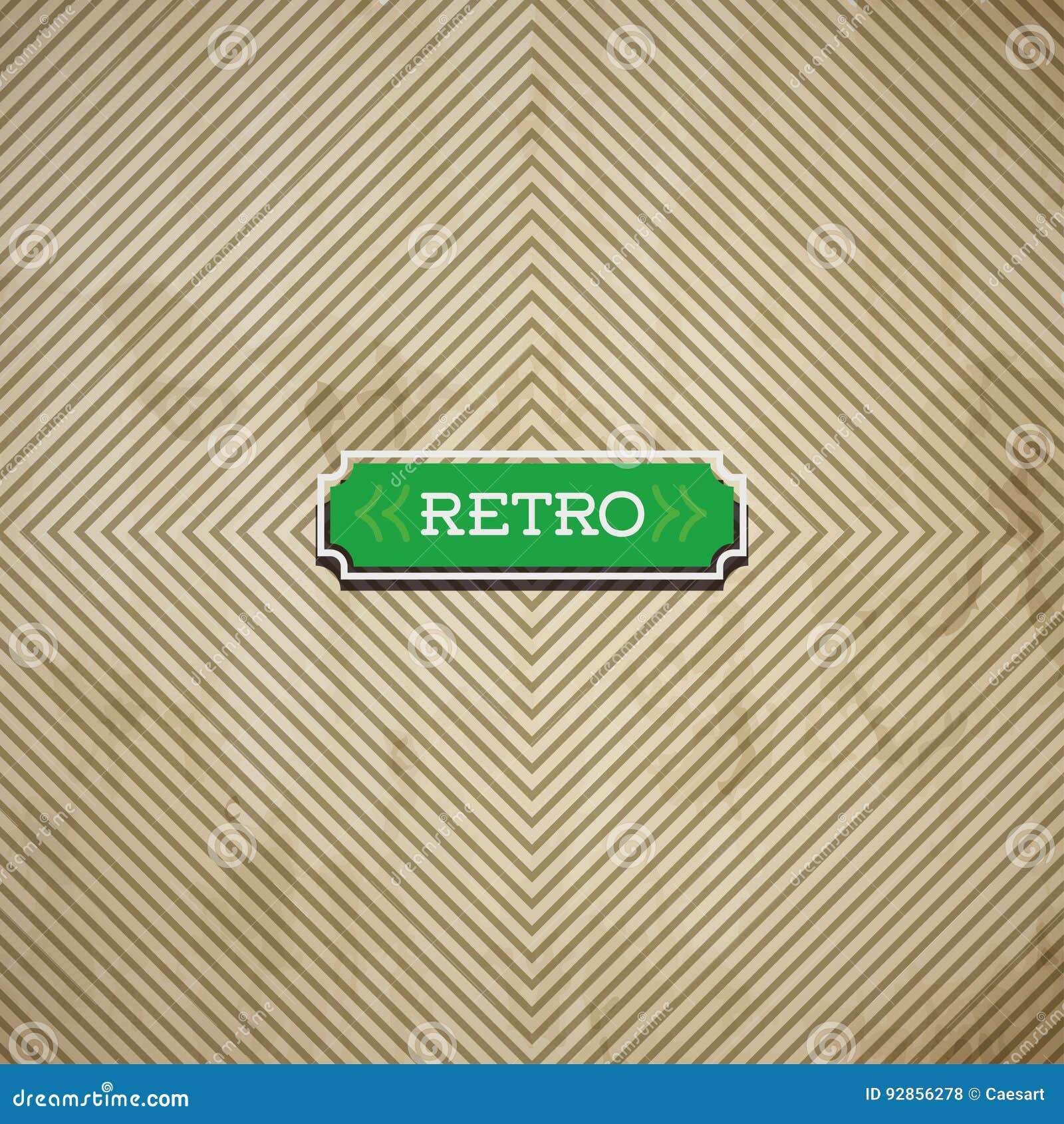 Vector Old Paper Sheet with Square Geometrical Pattern Stock Vector ...