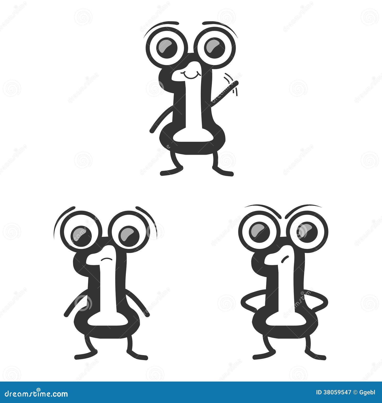 Vector one characters stock vector. Illustration of simple - 38059547