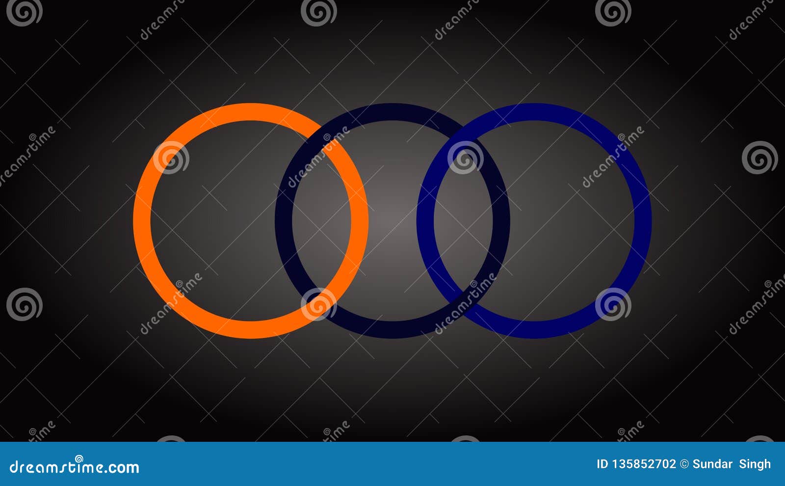 Vector 3 in One Logo Design. Stock Illustration - Illustration of ...