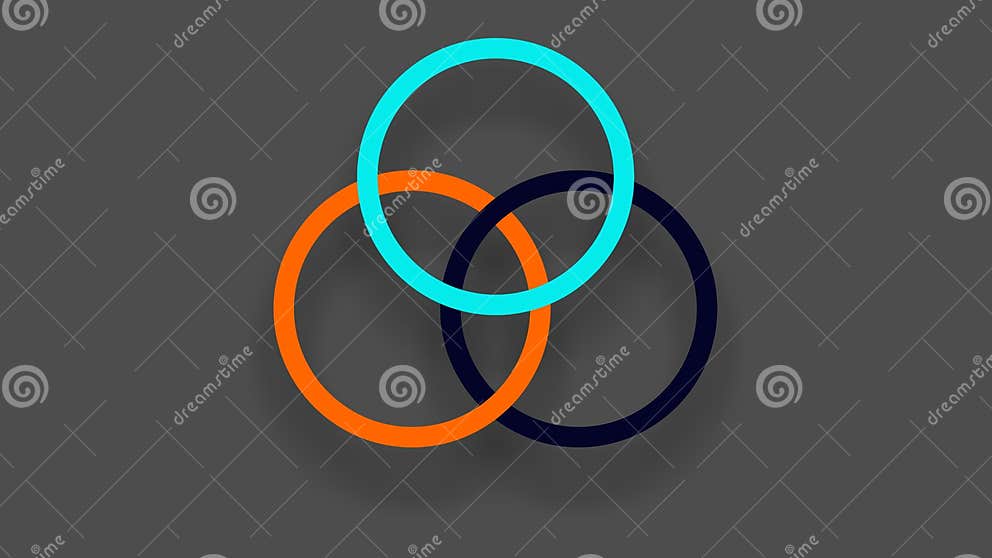 Vector 3 in One Logo Design. Stock Illustration - Illustration of ball ...