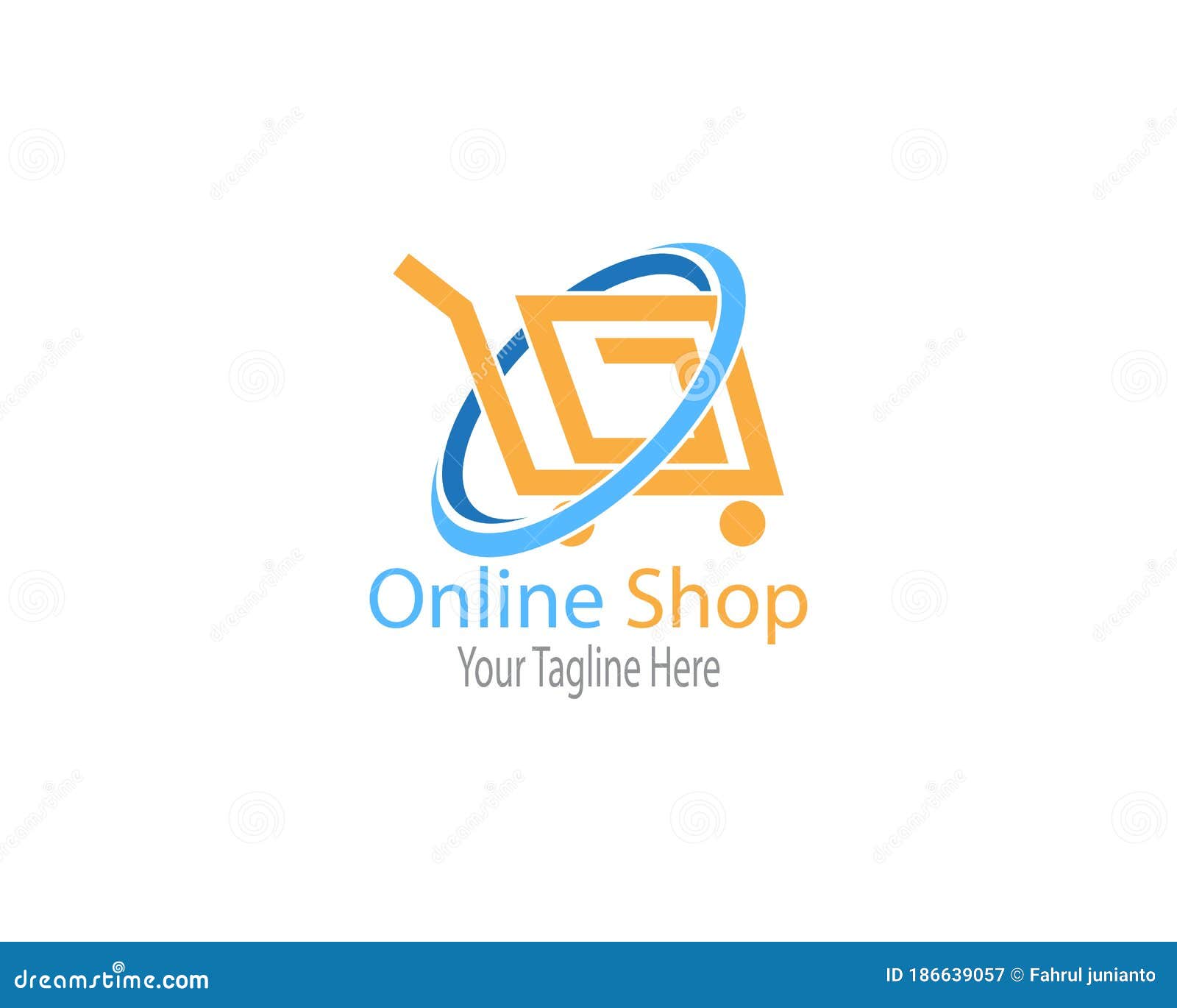 Vector - Online Shop Logo Design Vector Icon. Shopping Logo Design ...