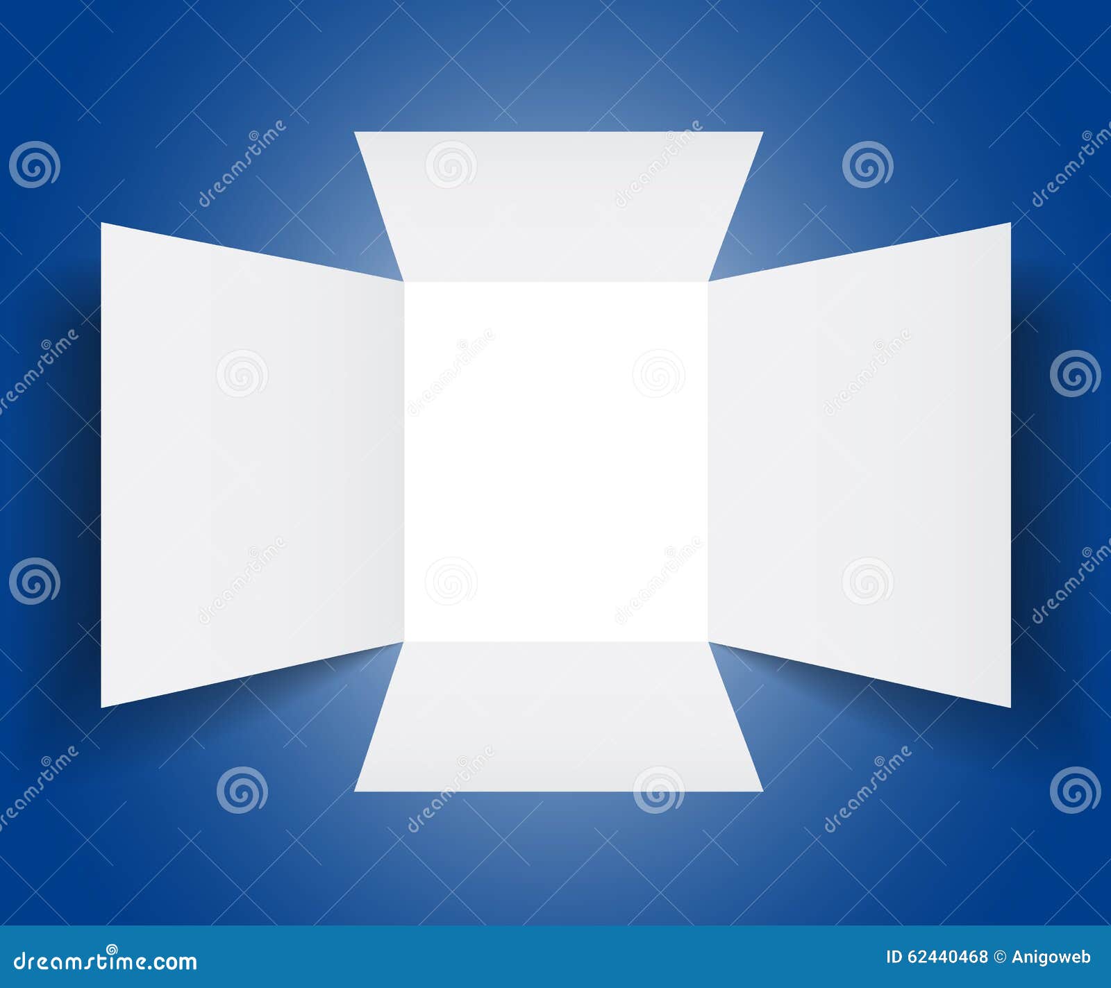 Vector open box template stock vector. Illustration of format - 62440468