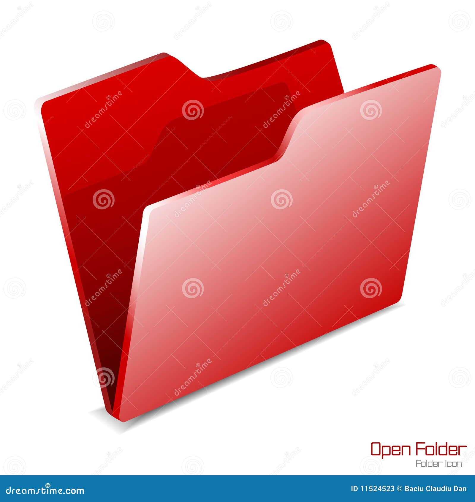 Vector.Open Folder Icon Isolated Stock Vector - Illustration of empty ... Vector.Open Folder Icon Isolated Stock Vector - Illustration of empty ...