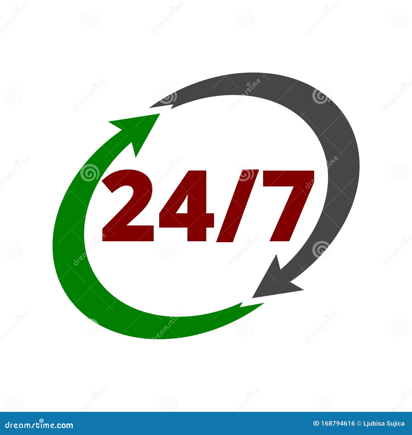 Vector open hours icon stock vector. Illustration of sign - 168794616