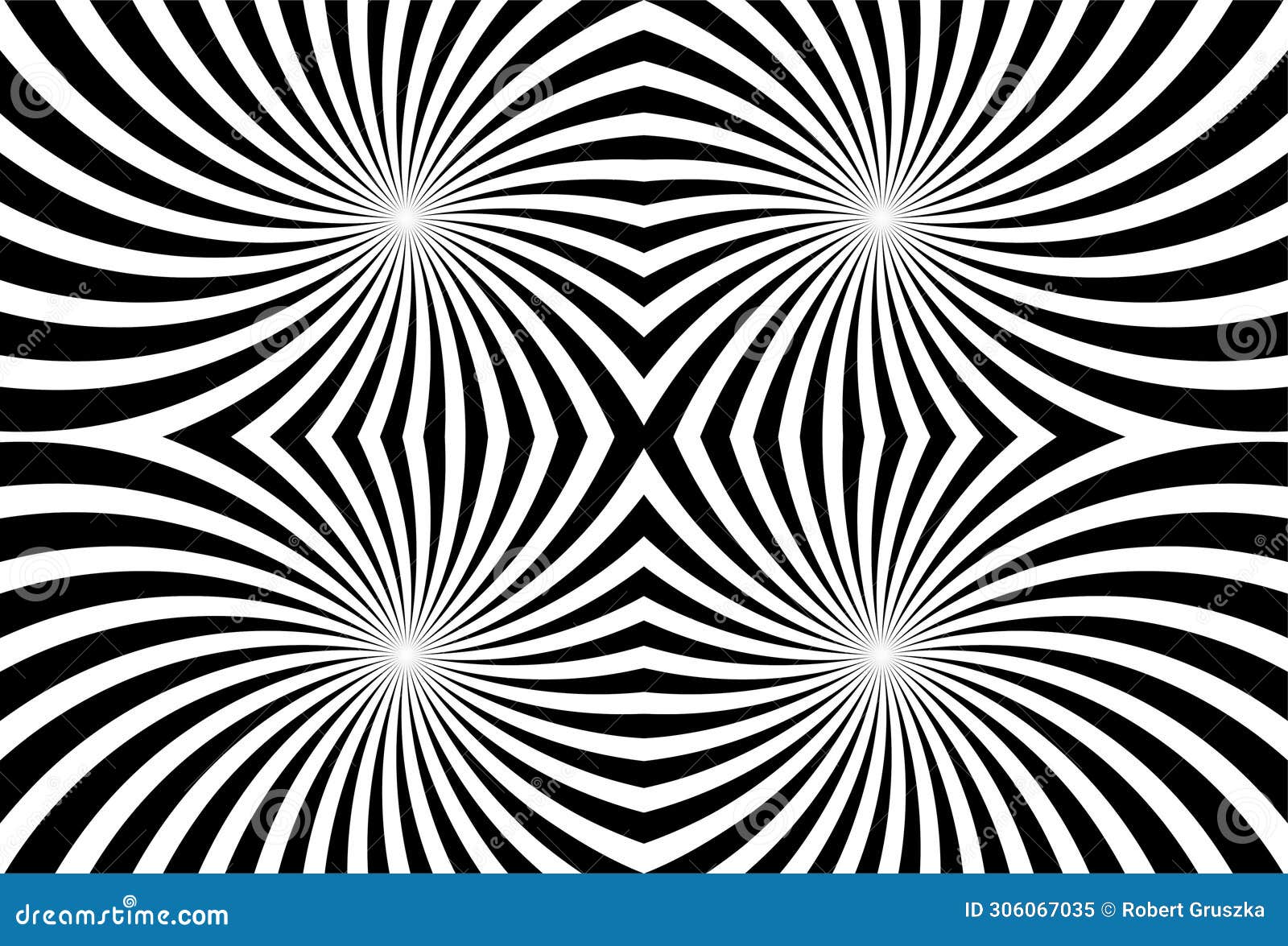 Vector optical illusion stock illustration. Illustration of spiral ...