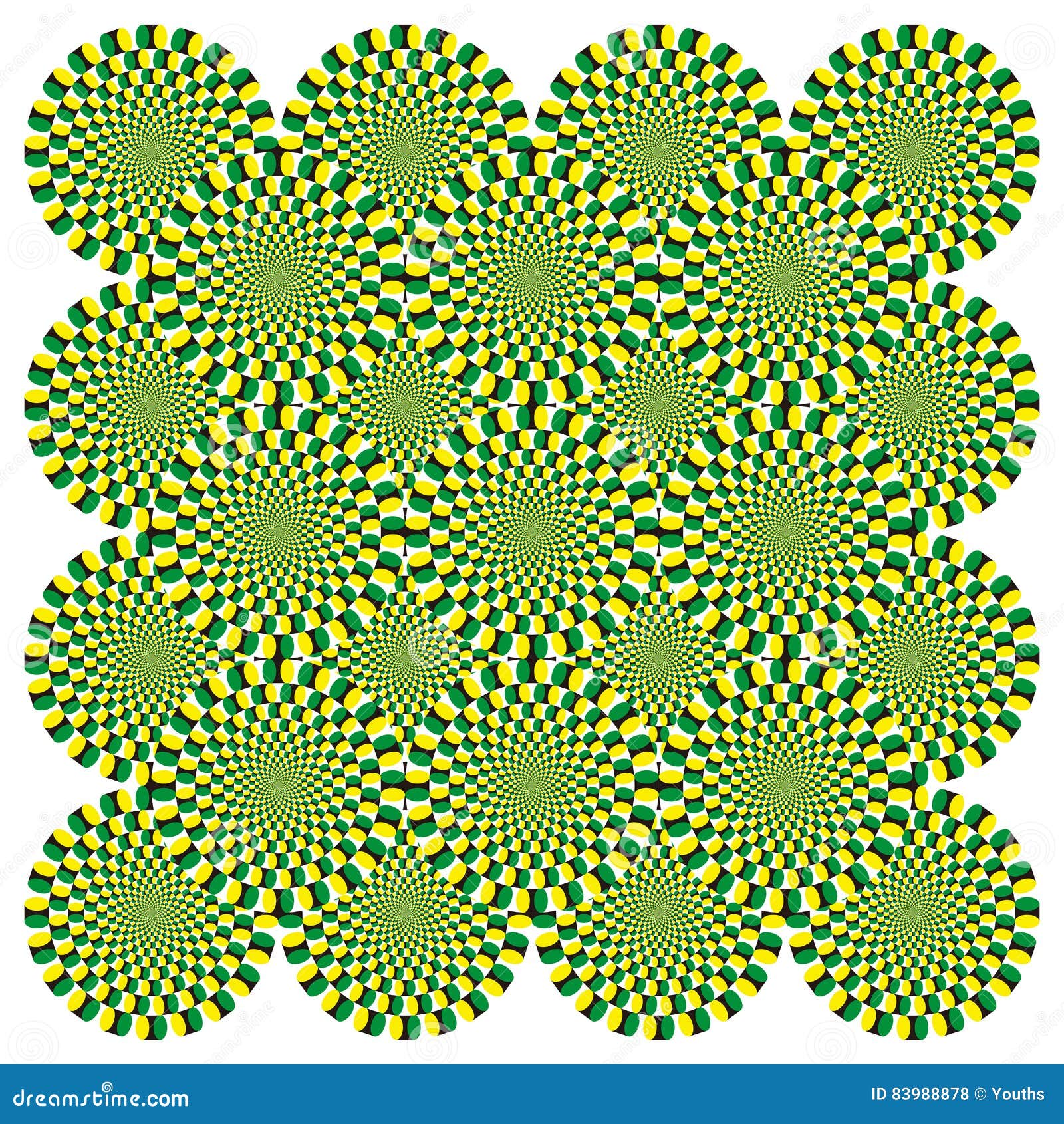 Vector Optical Illusion Spin Cycle Background | CartoonDealer.com #20610464