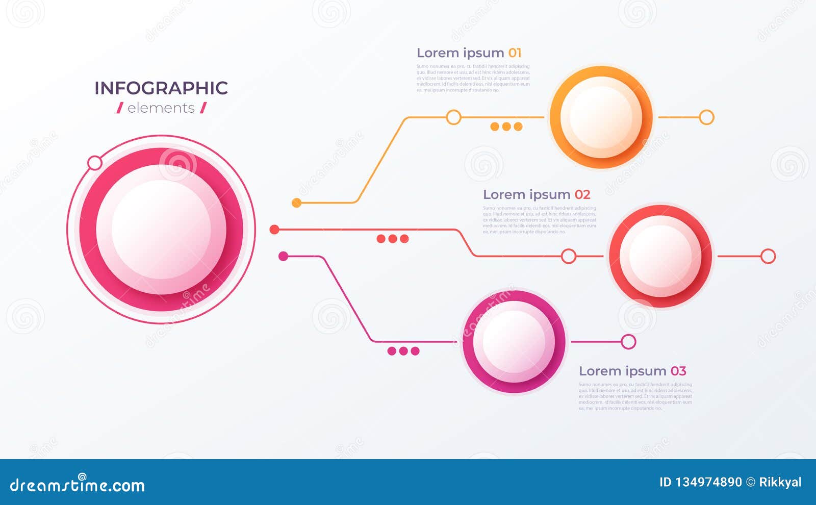 Vector 3 Options Infographic Design, Structure Chart, Presentati Stock ...