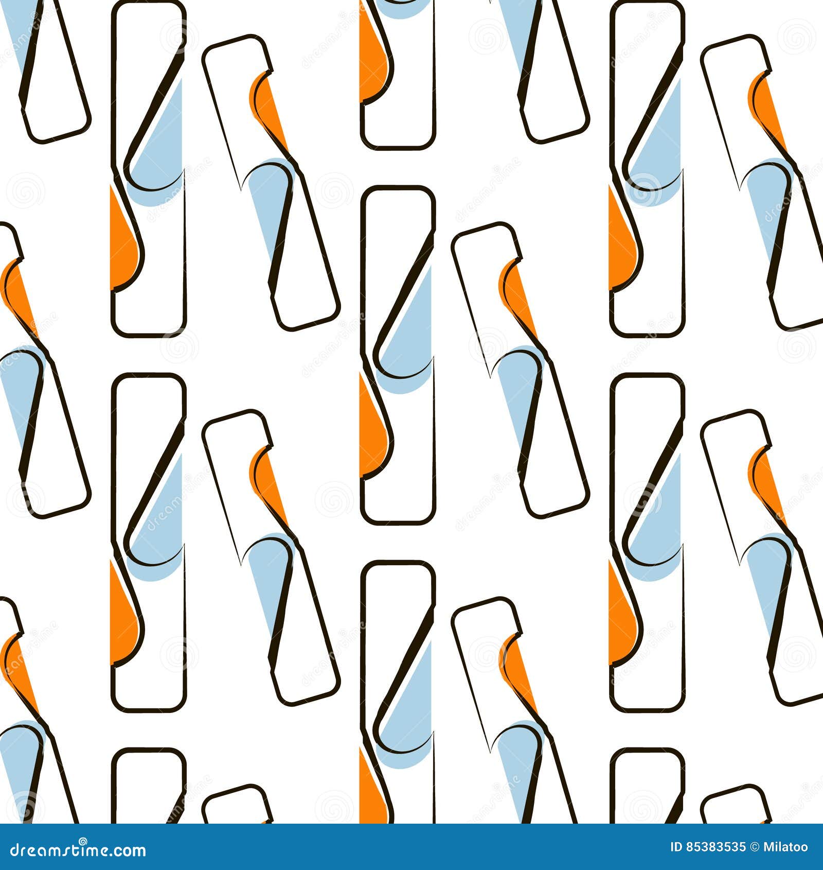 Vector Orange Blue Block Surface Pattern. Abstract Geometric Design ...