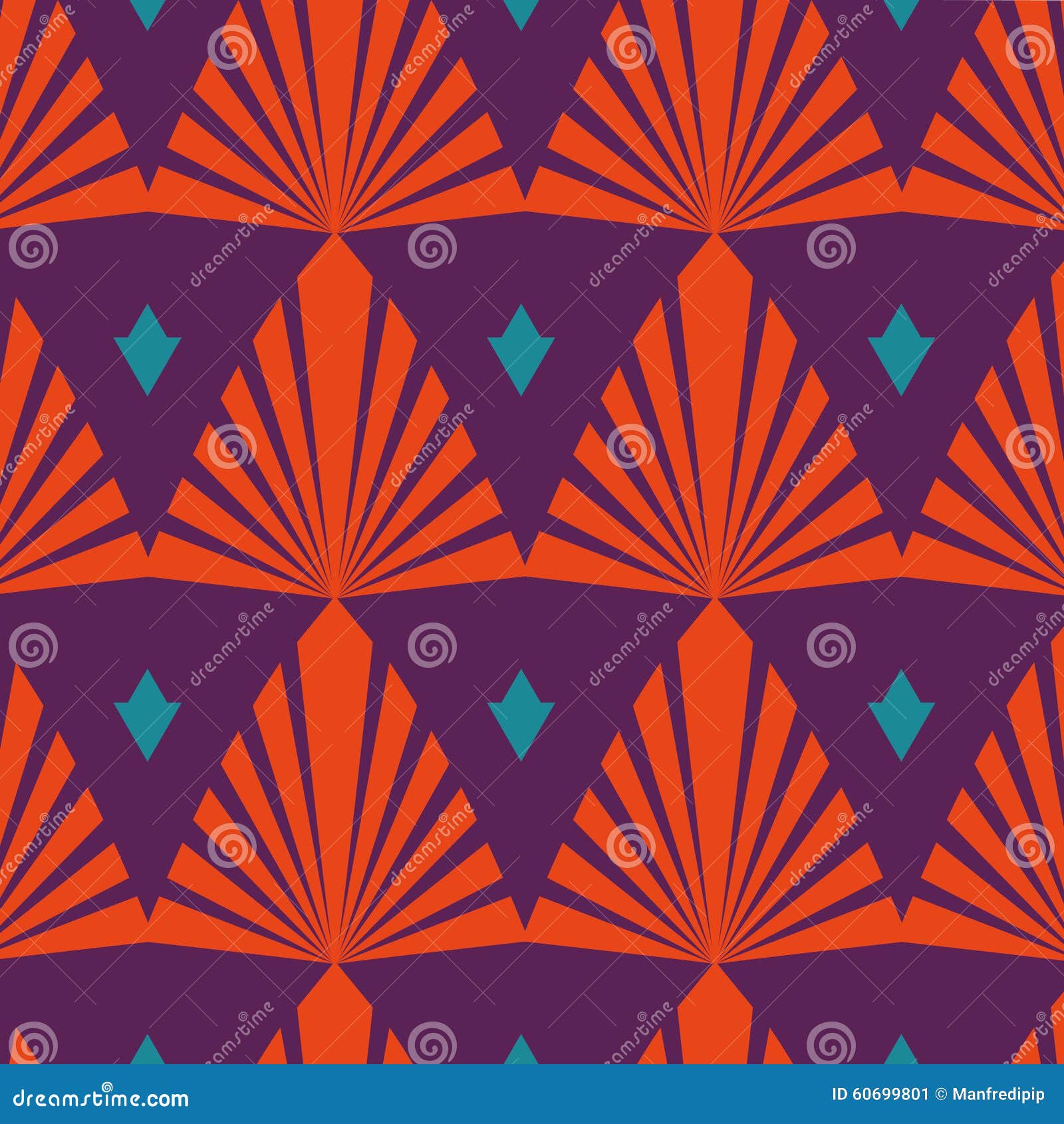 Vector Orange Flower Pattern Design Stock Vector - Illustration of ...