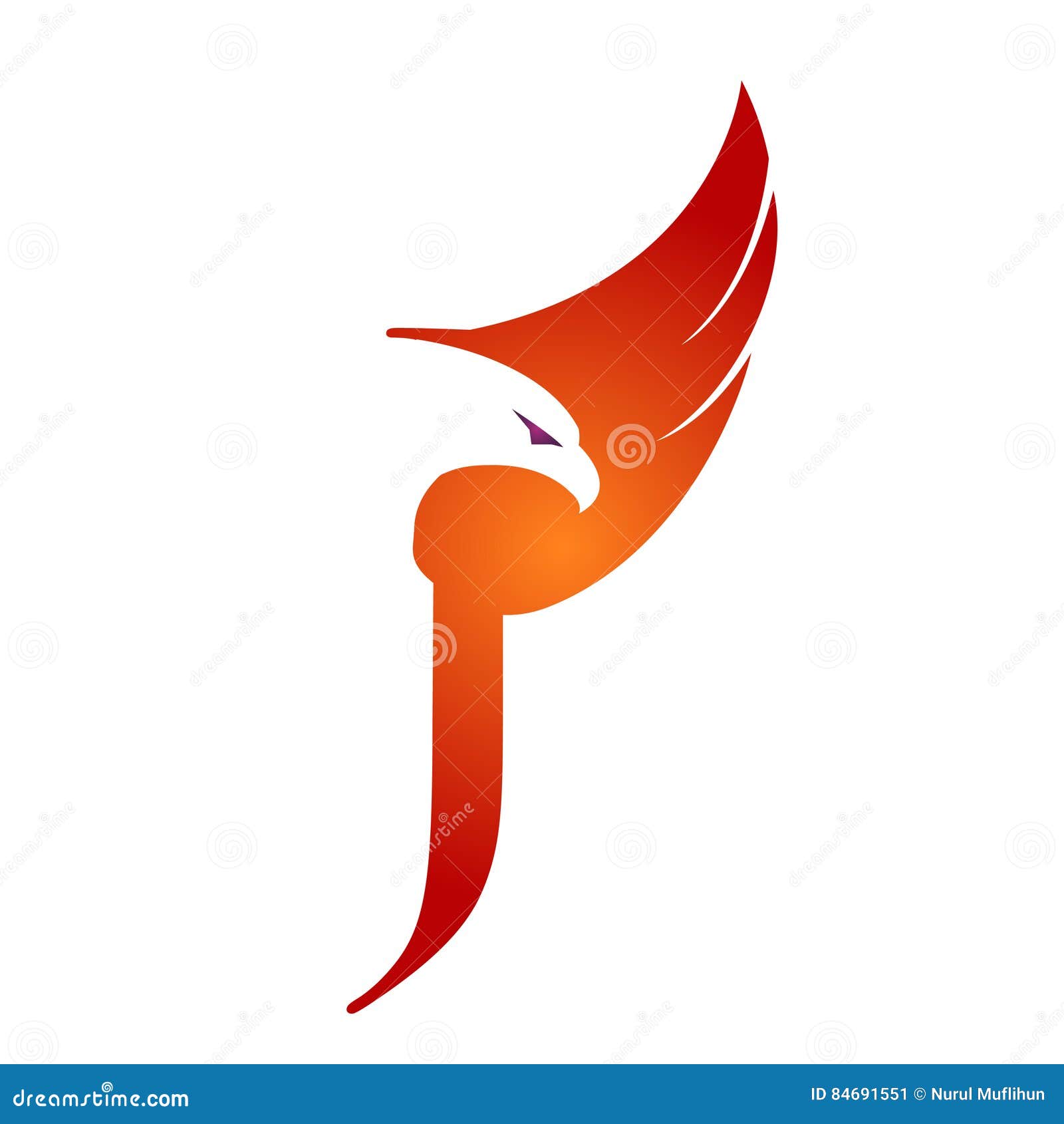 Vector Orange Hawk Initial J Logo Stock Illustration - Illustration of ...