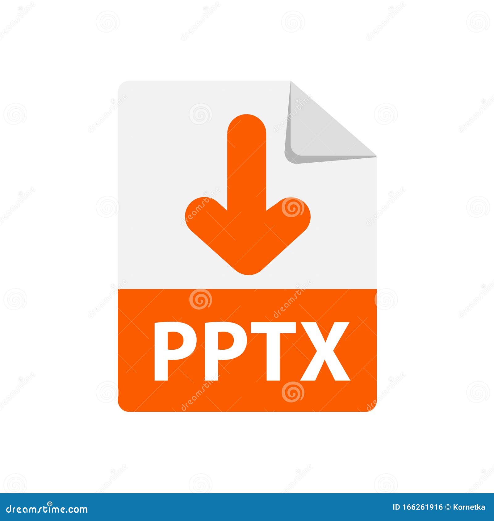 Vector Orange Icon PPTx. File Format Extensions Icon Stock Vector ... Vector Orange Icon PPTx. File Format Extensions Icon Stock Vector ...