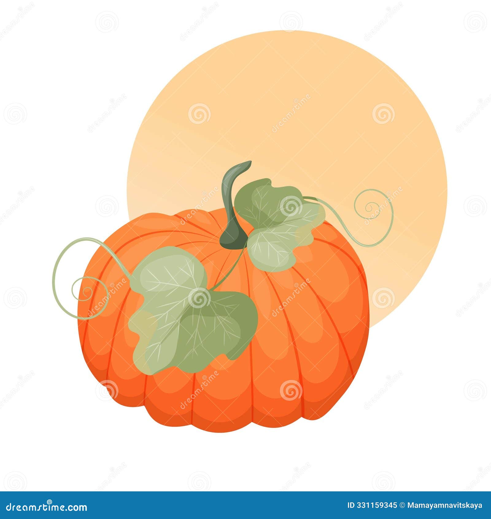 Harvest Time Symbol Vector Illustration | CartoonDealer.com #4107230