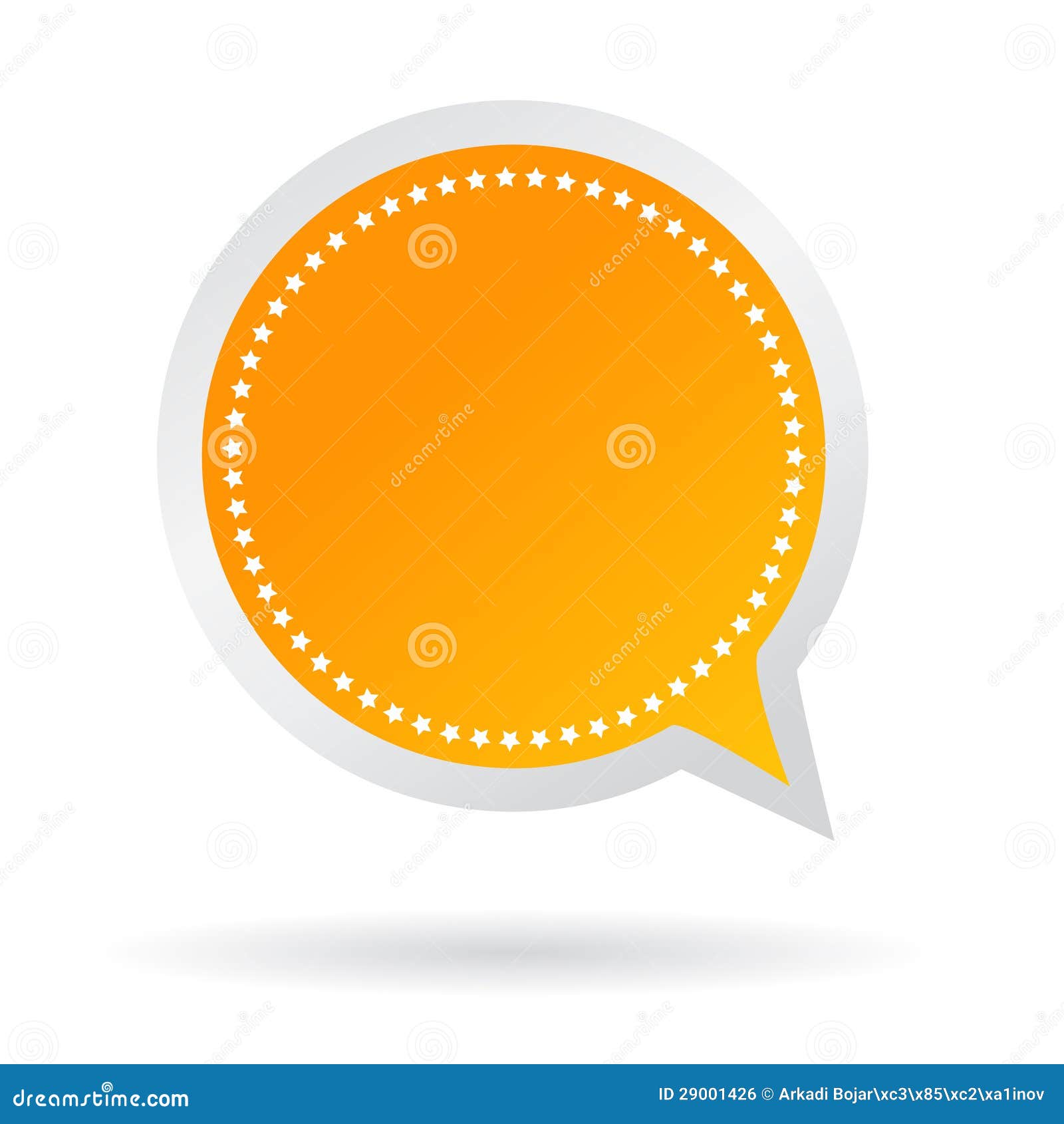Vector speech bubble stock vector. Illustration of comment - 29001426