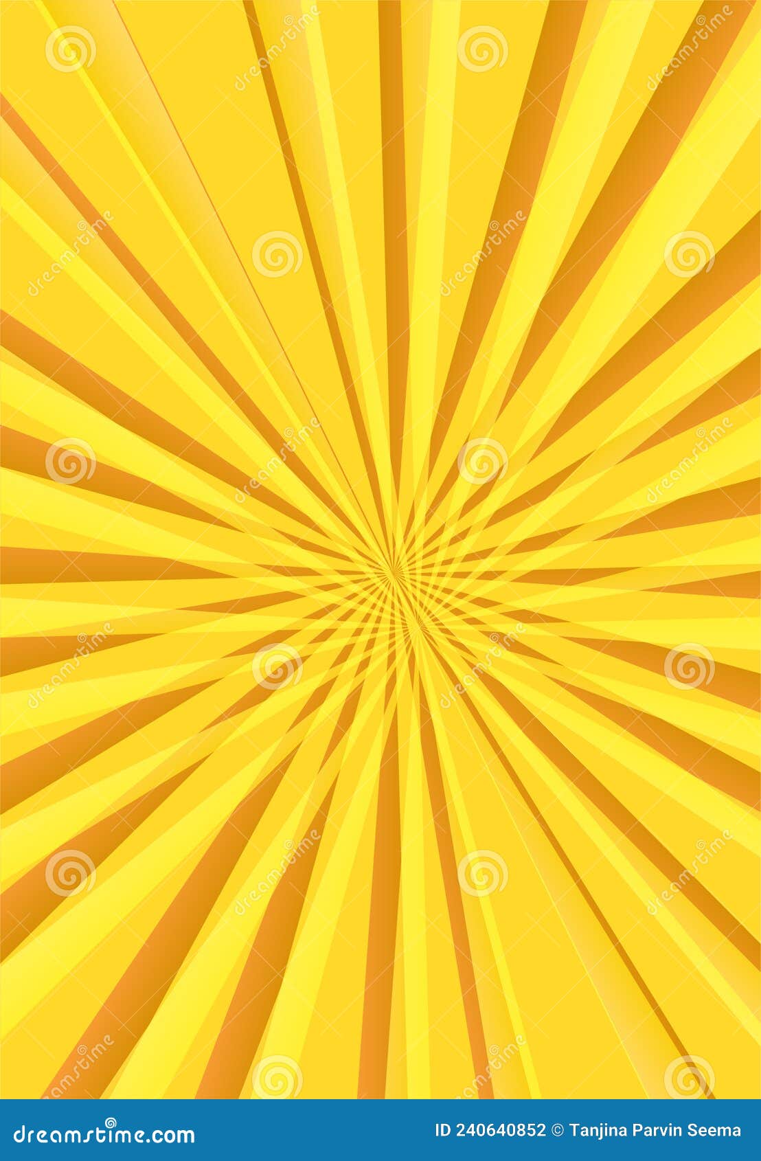 Vector Orange and Yellow Sunburst Background Design Stock Vector ...