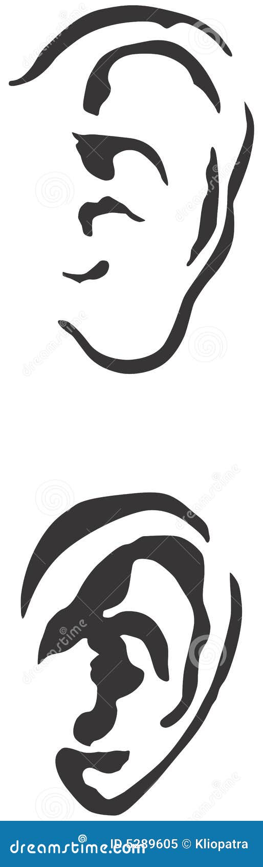 Vector oren stock illustratie. Illustration of capaciteit - 5289605