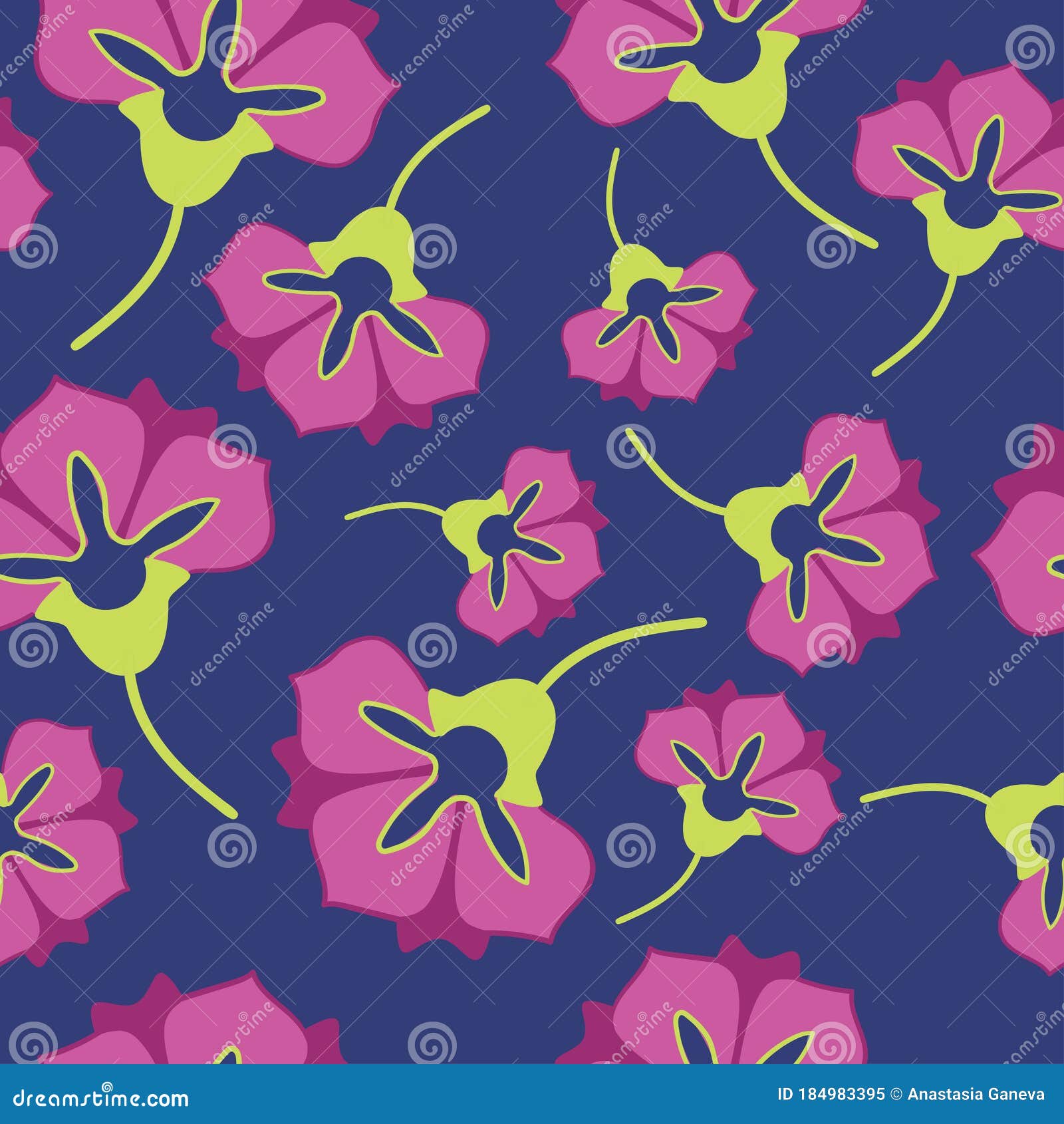 Vector Organic Motive Seamless Pattern Stock Vector - Illustration of ...