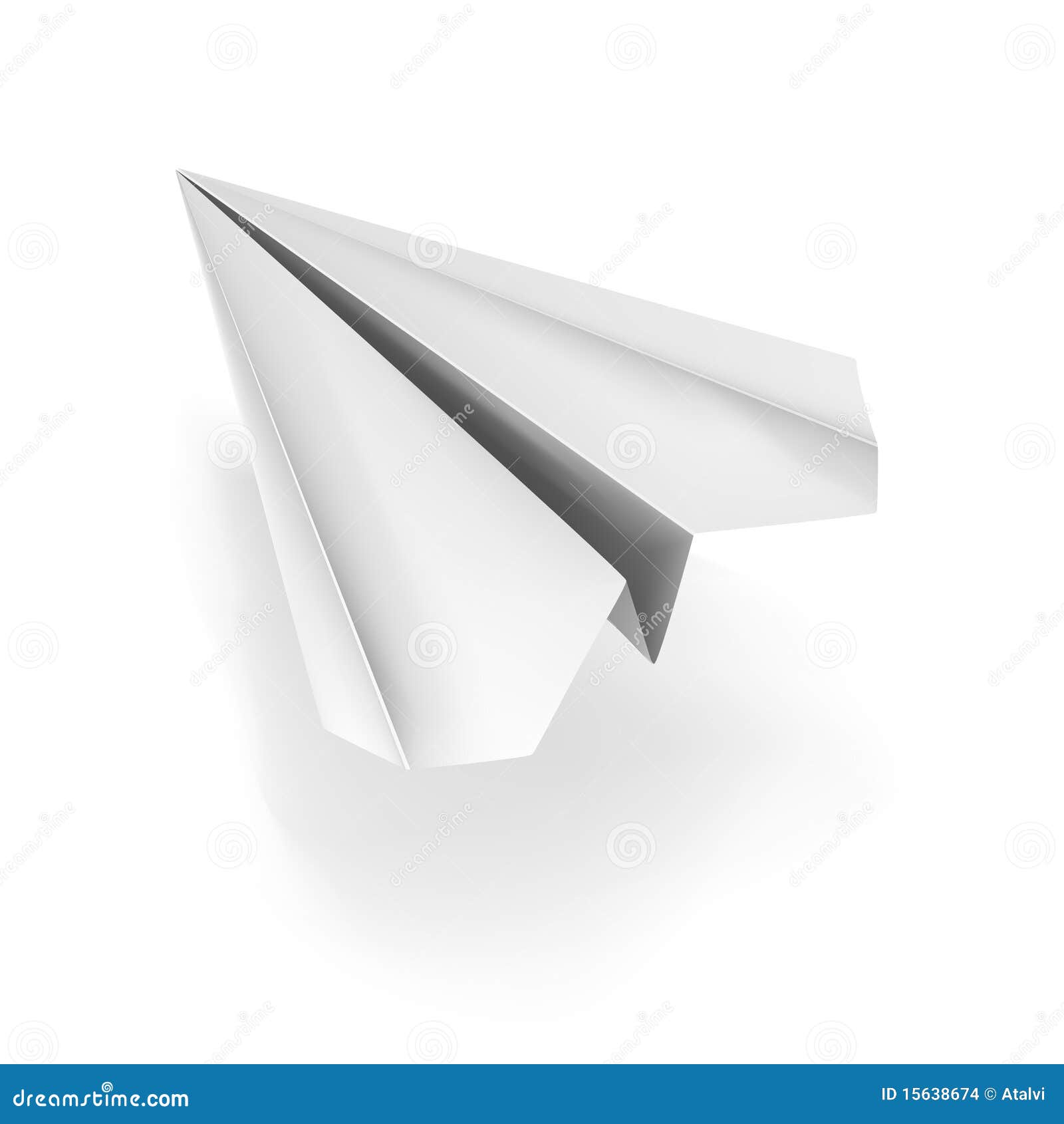 Origami Plane Vector